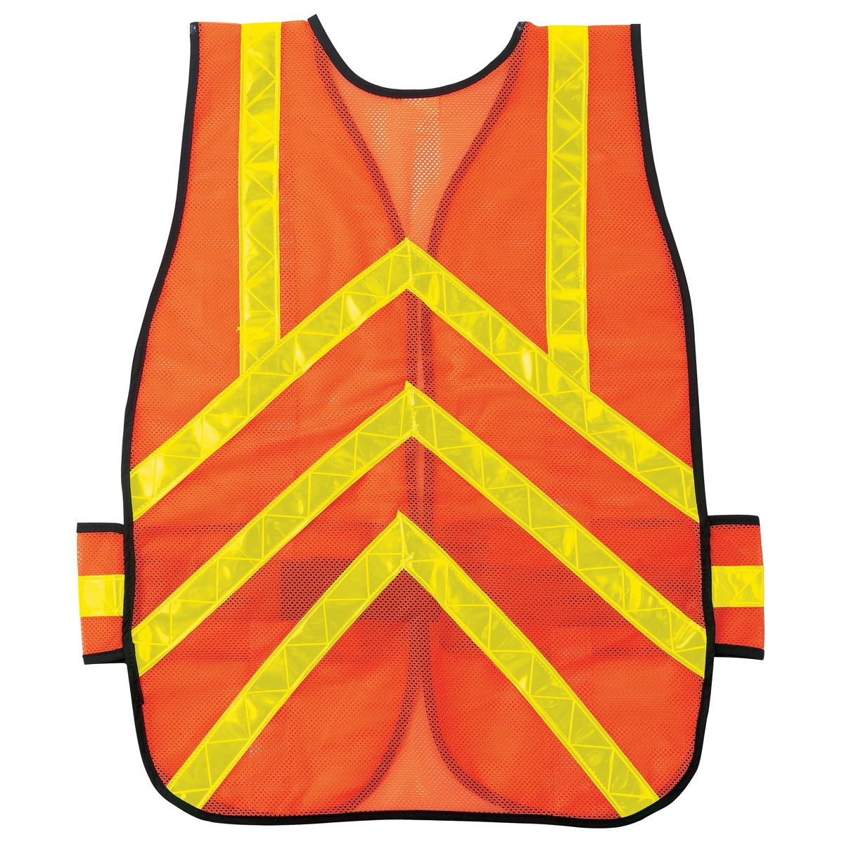 MCR Safety CHEV2O Non ANSI Adjustable Chevron Safety Vest - Orange ...