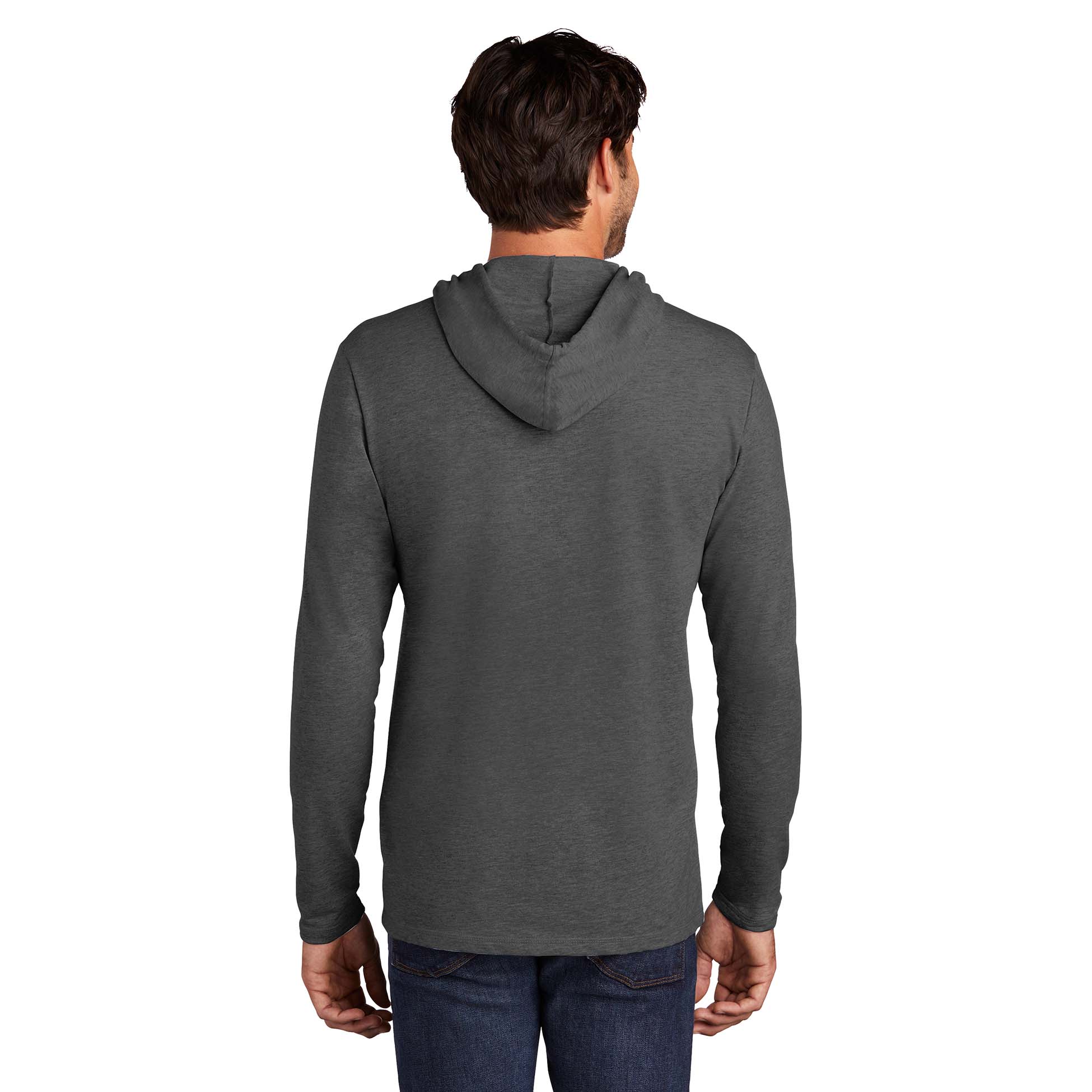 District DT571 Featherweight French Terry Hoodie - Washed Coal | Full ...