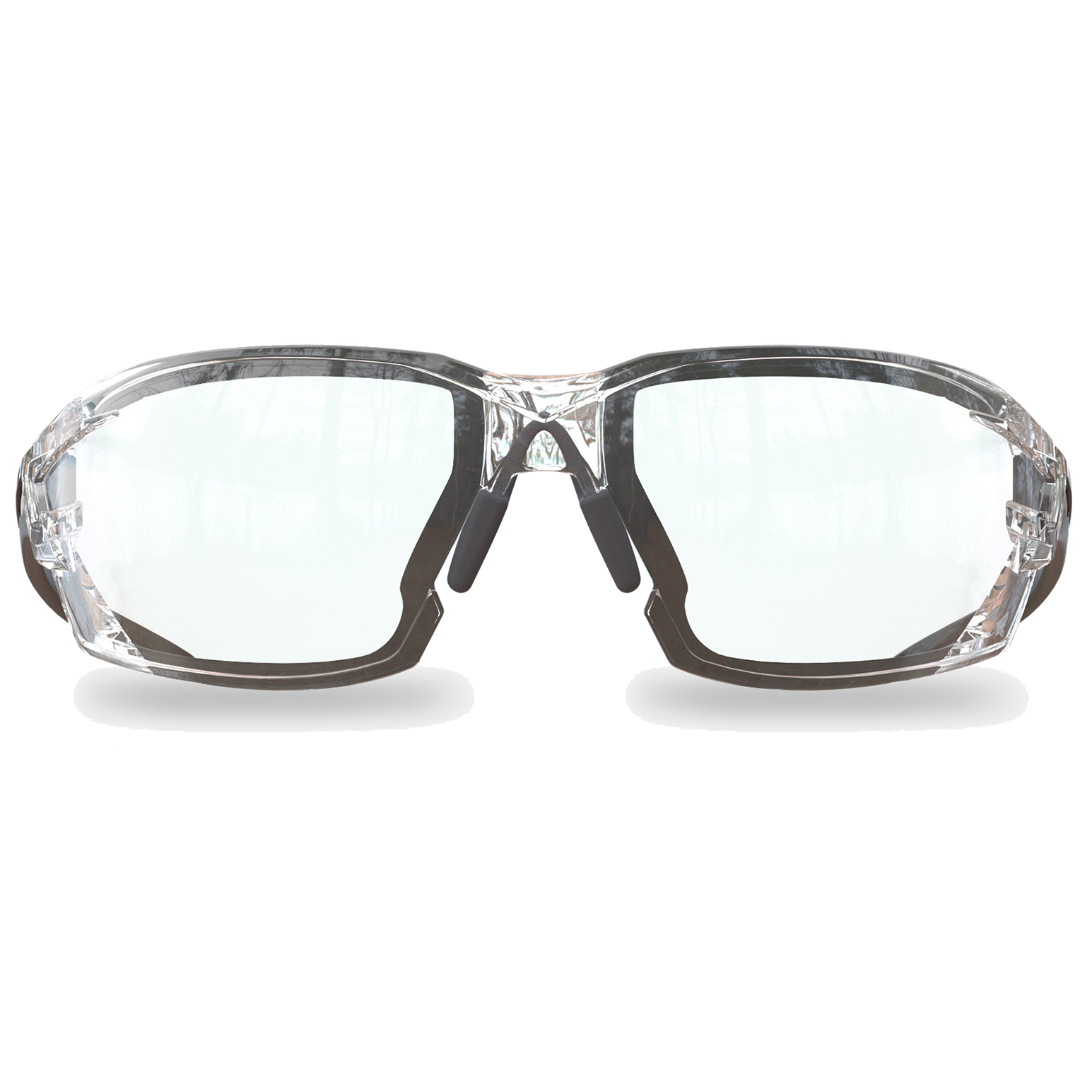 Edge XV411AFG Nevosa Safety Glasses - Black Foam-Lined Frame - Clear ...