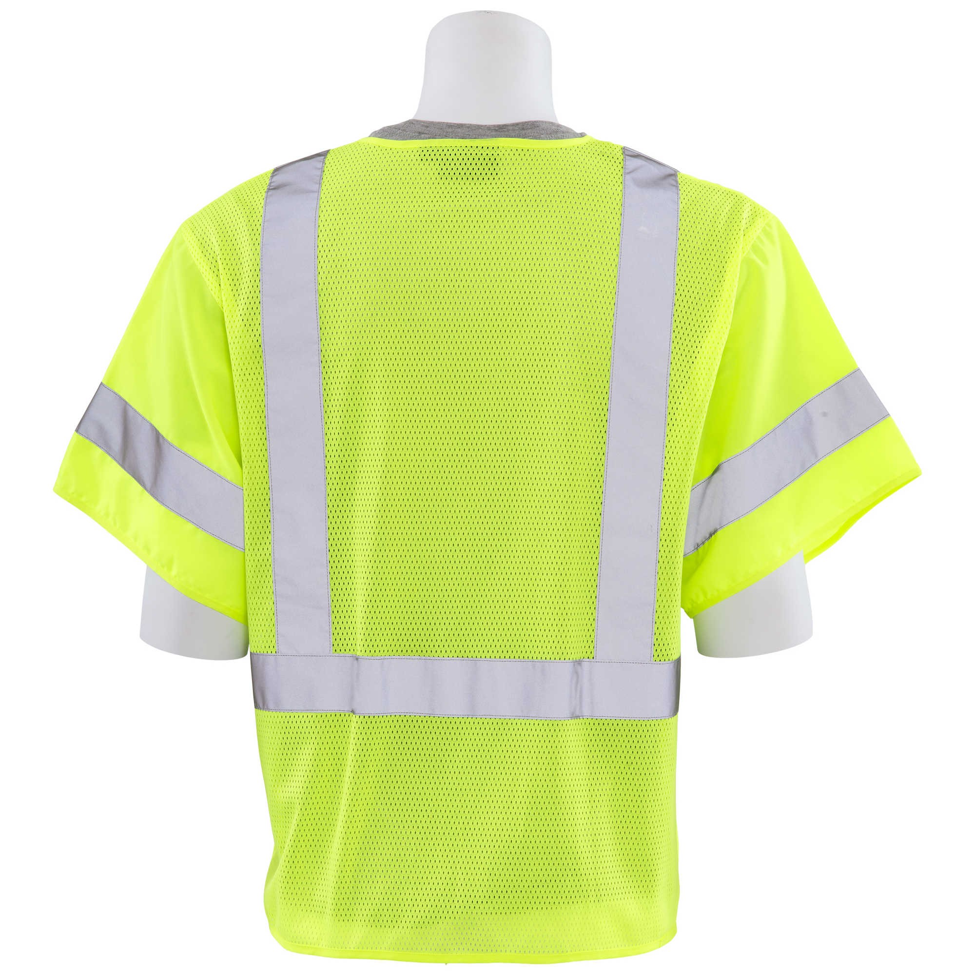 ERB by Delta Plus S852 Type R Class 3 Solid Front Mesh Back Safety Vest ...