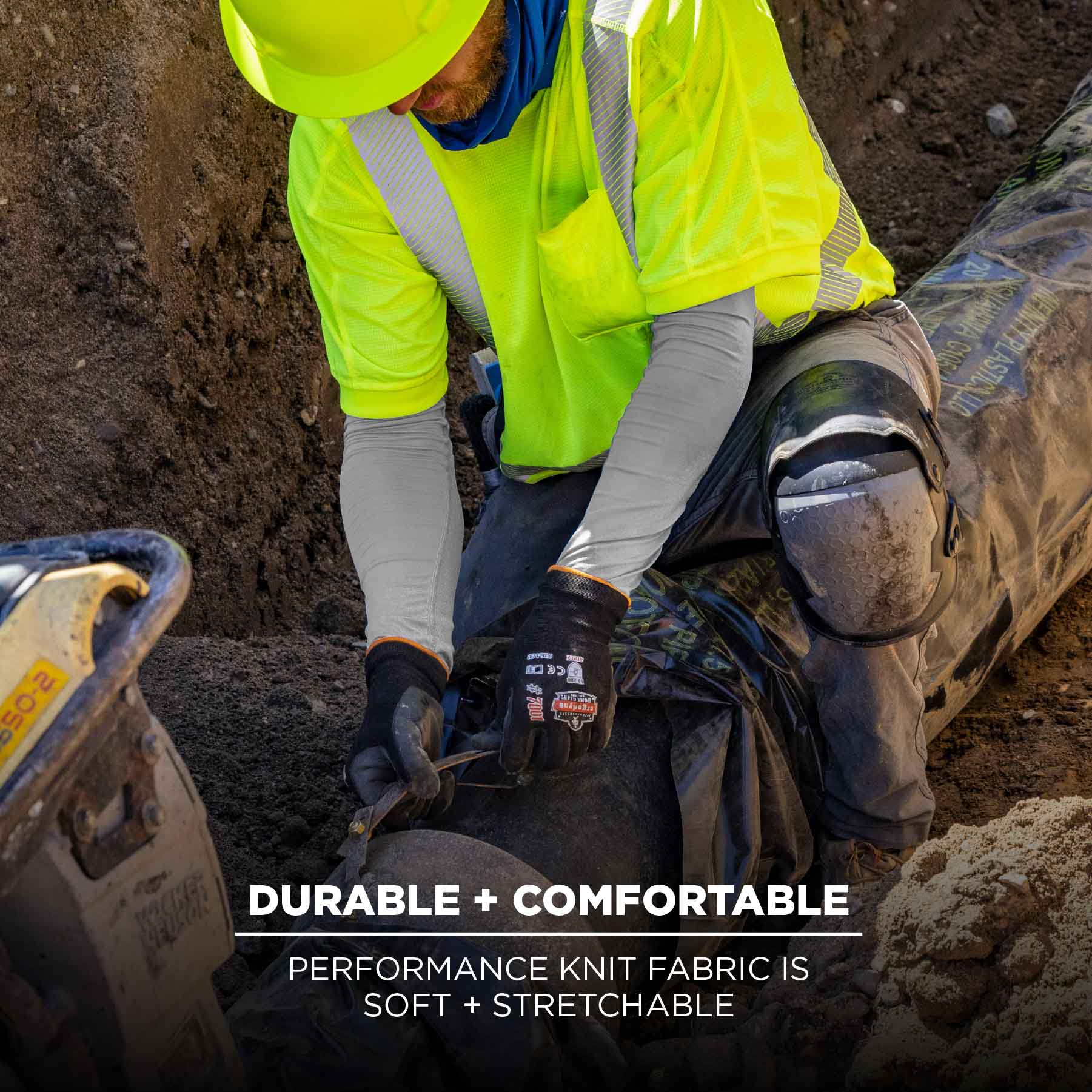 Ergodyne Chill-Its 6690 Performance Knit Cooling Arm Sleeves - Gray ...