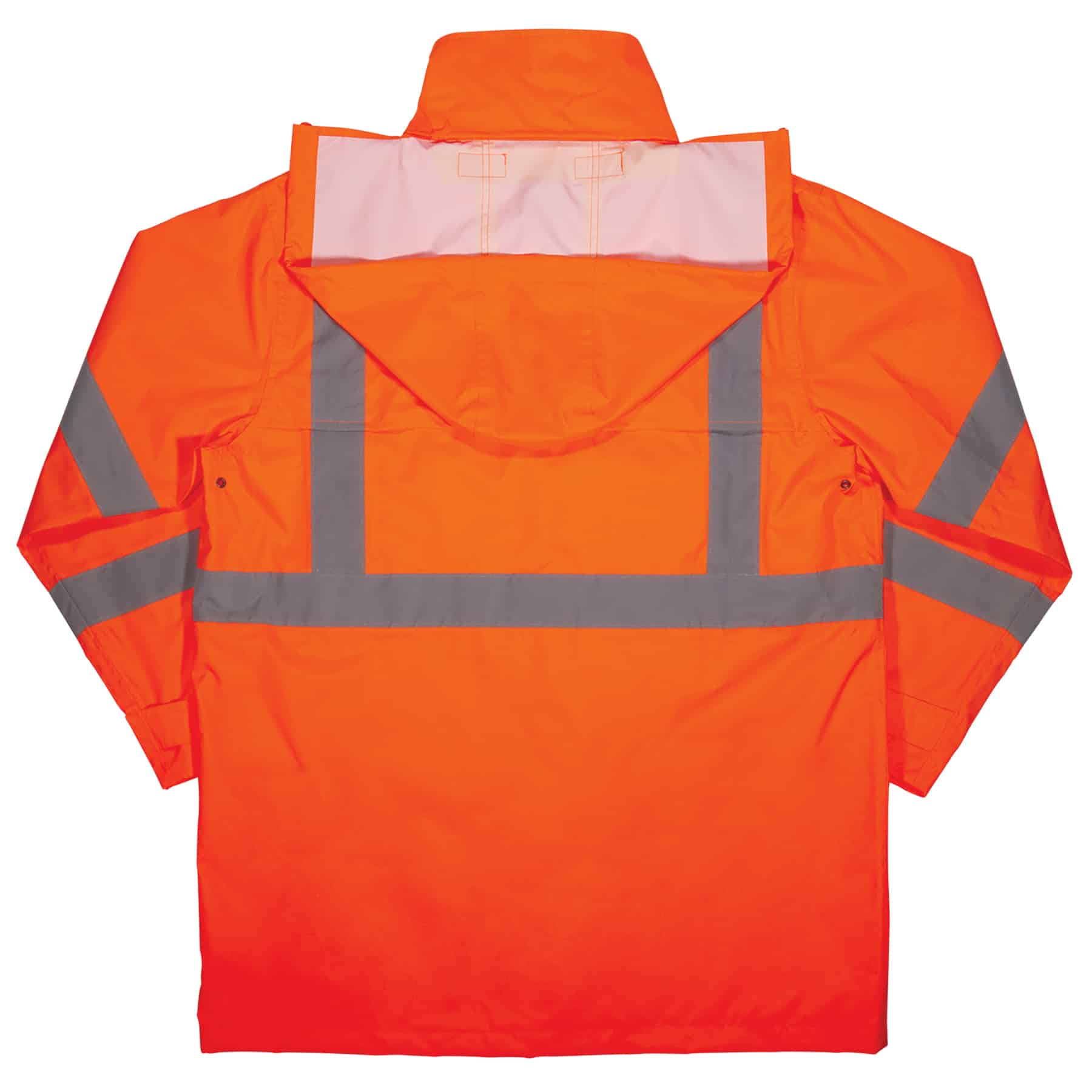 Ergodyne 8366 Glowear Type R Class 3 Lightweight Hi-Vis Rain Jacket - Orange | Full Source
