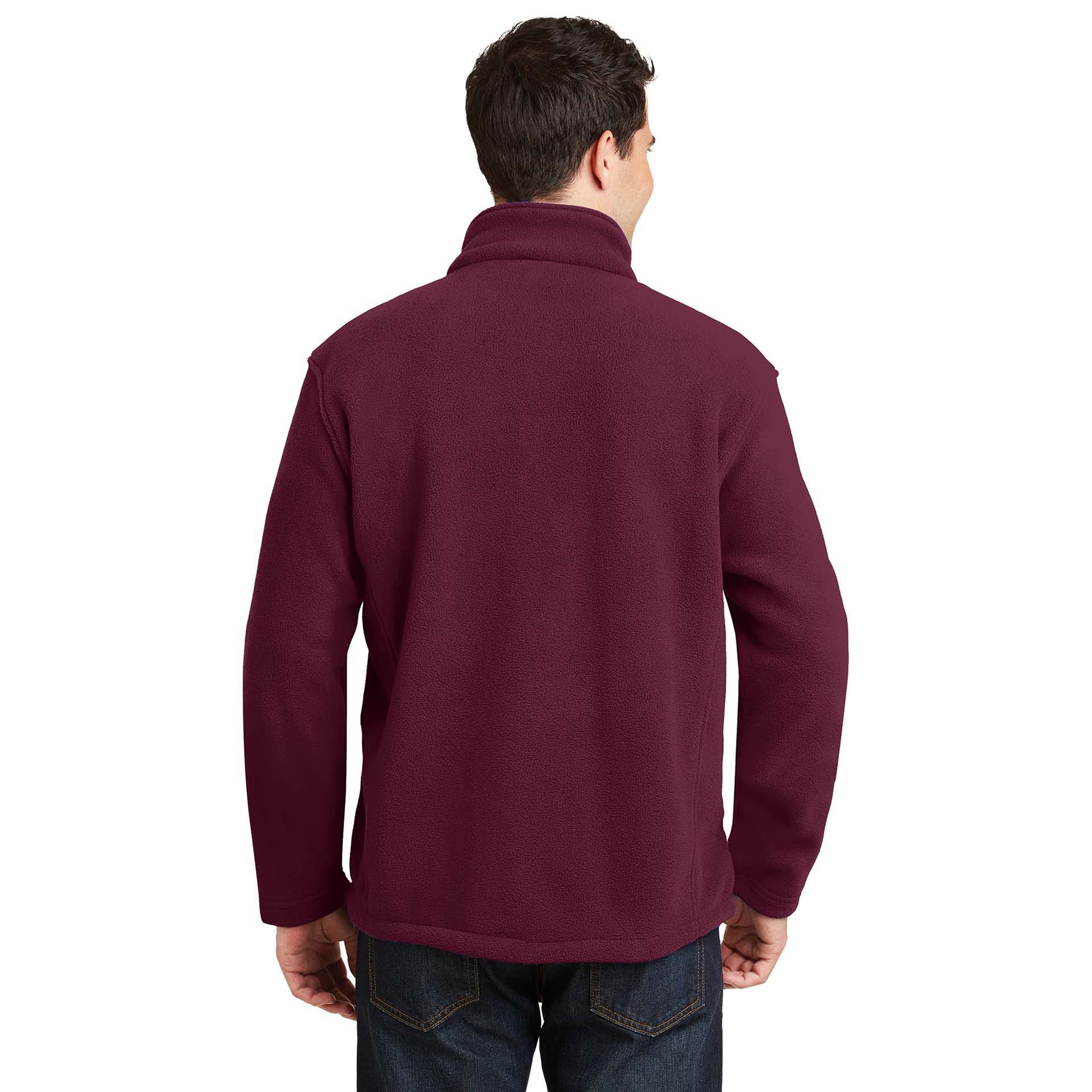 Port Authority F217 Value Fleece Jacket - Maroon | Full Source