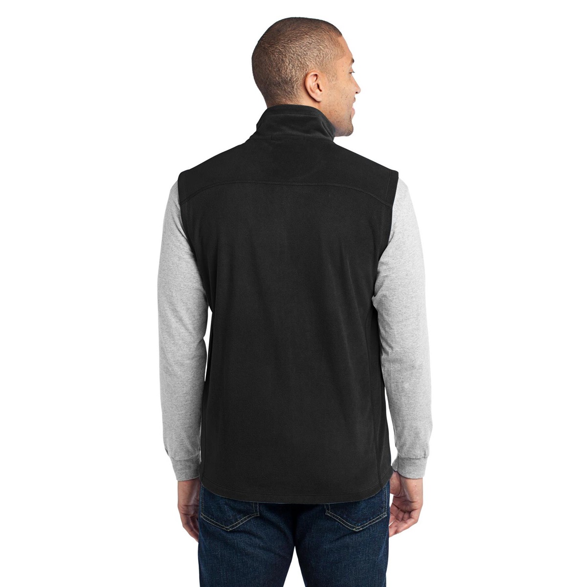 Port Authority F226 Microfleece Vest - Black | Full Source