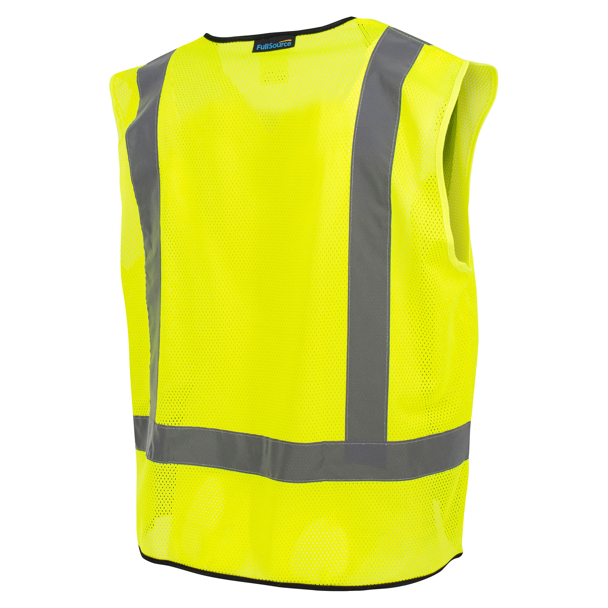 Full Source FS2LM15B Type R Class 2 Black Bottom Mesh Safety Vest ...