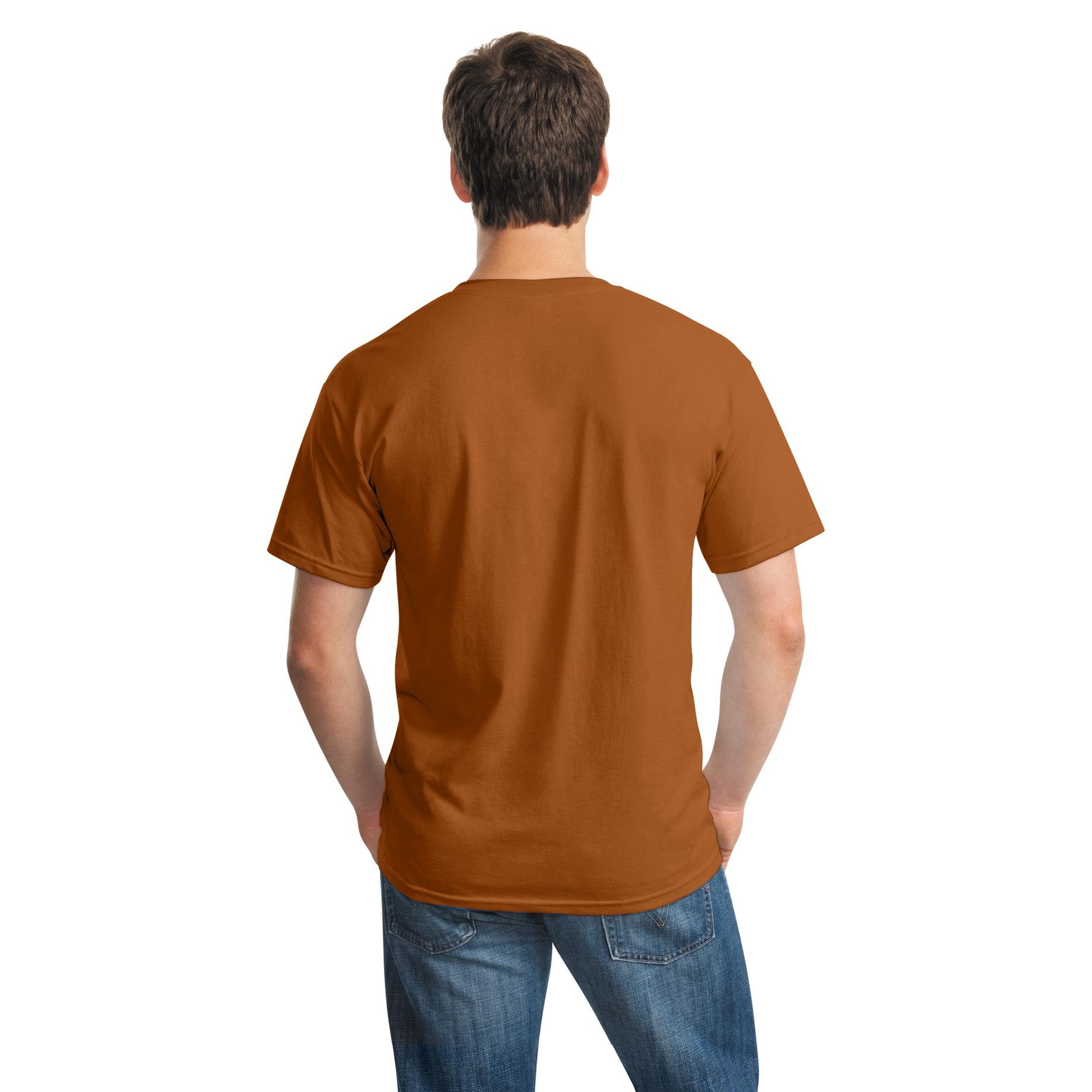 Gildan 5000 Heavy Cotton/Polyester T-Shirt - Texas Orange | FullSource.com