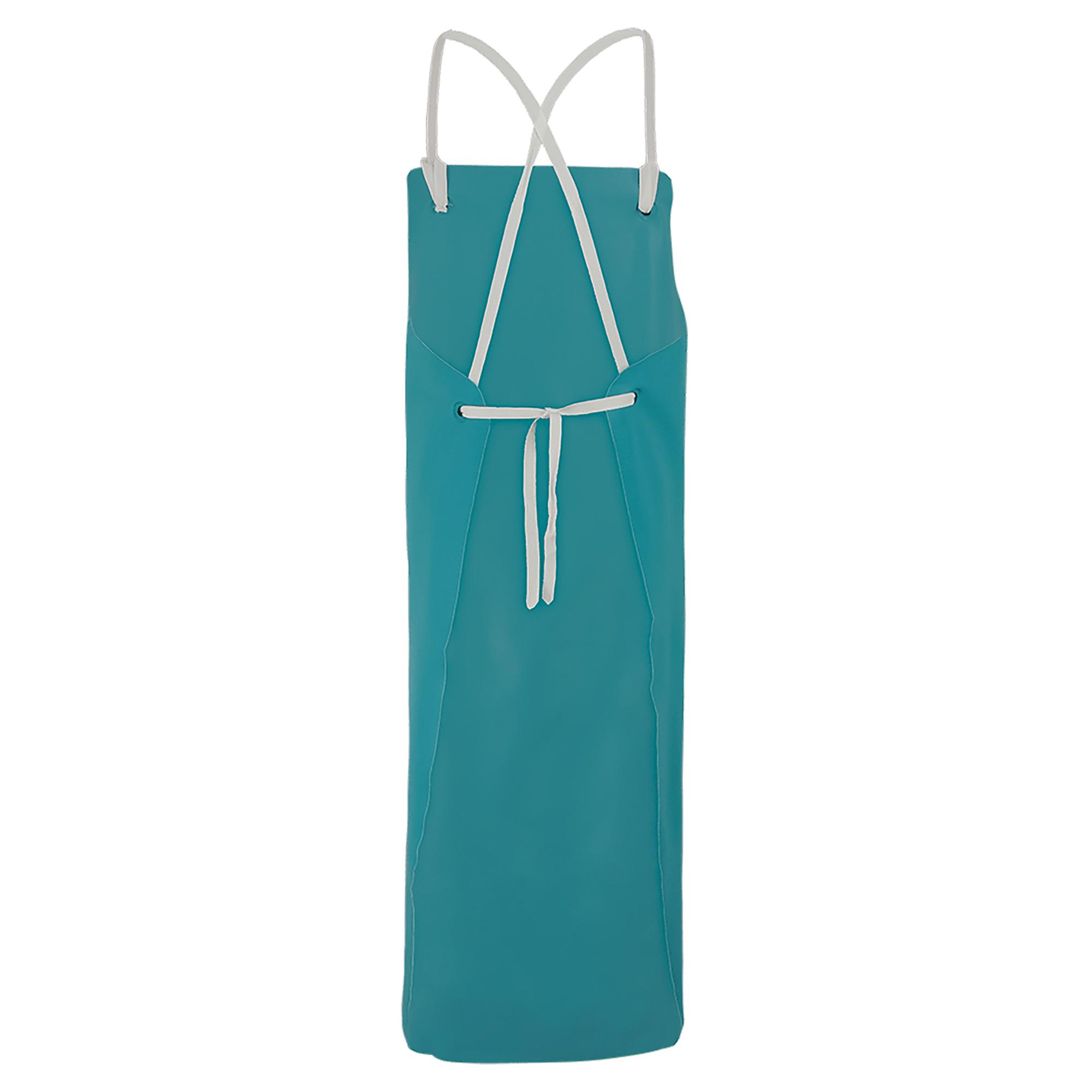 Global Glove A44G Industrial Aqua Green PVC Apron | Full Source