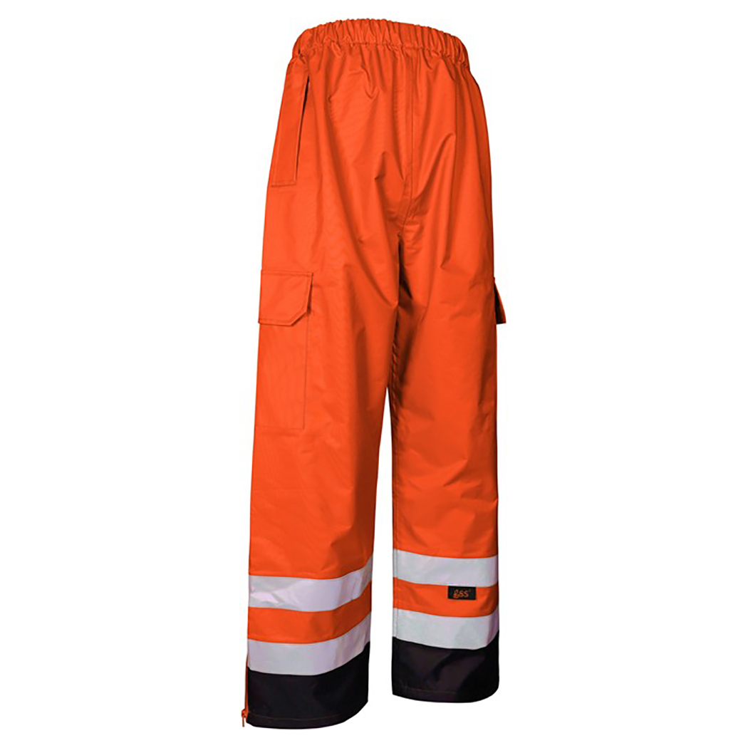 GSS Safety 6804 Class E Premium Black Bottom Safety Pants | Full Source