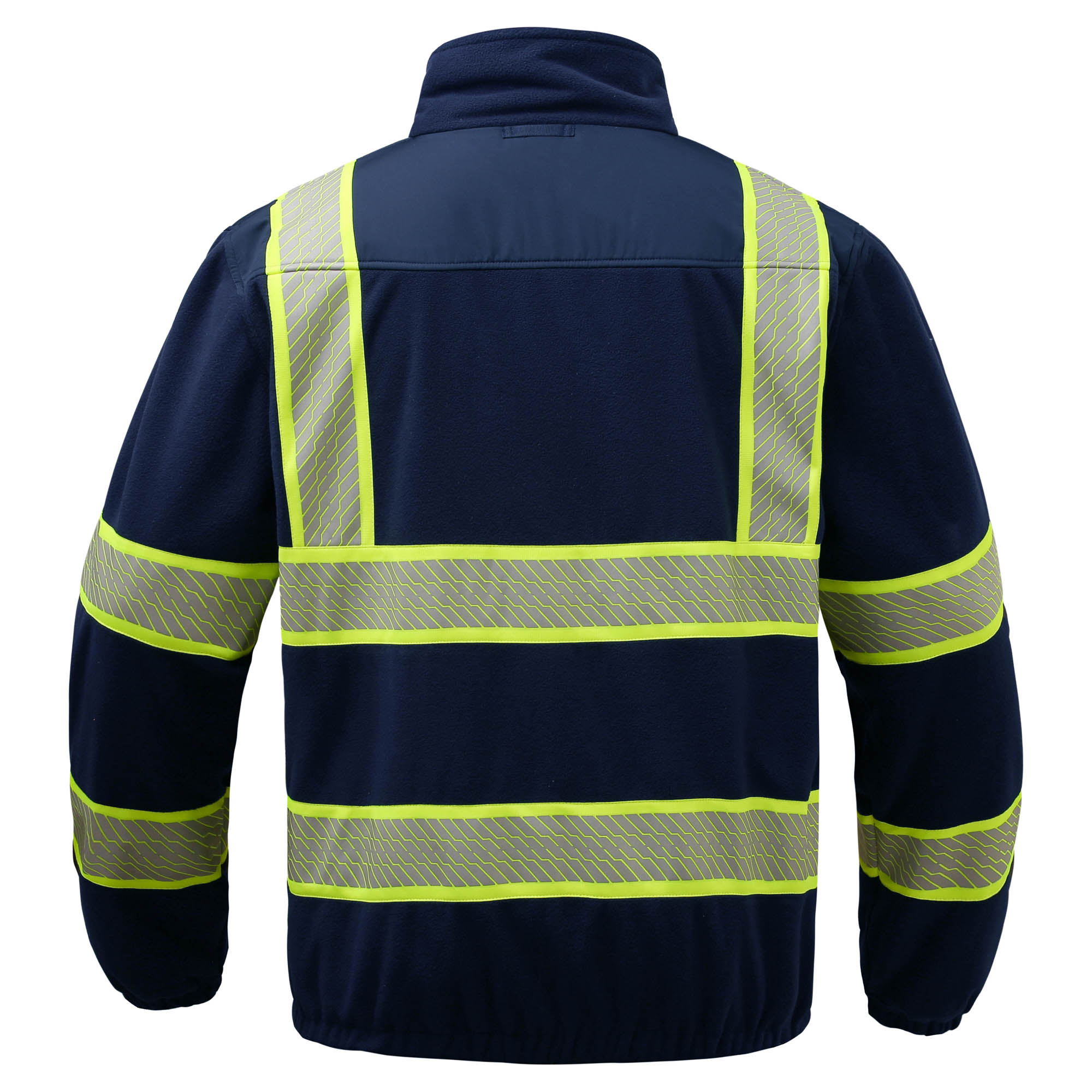 GSS Safety 7552 Non-ANSI ONYX Enhanced Visibility Fleece Full Zip Sweatshirt | Full Source