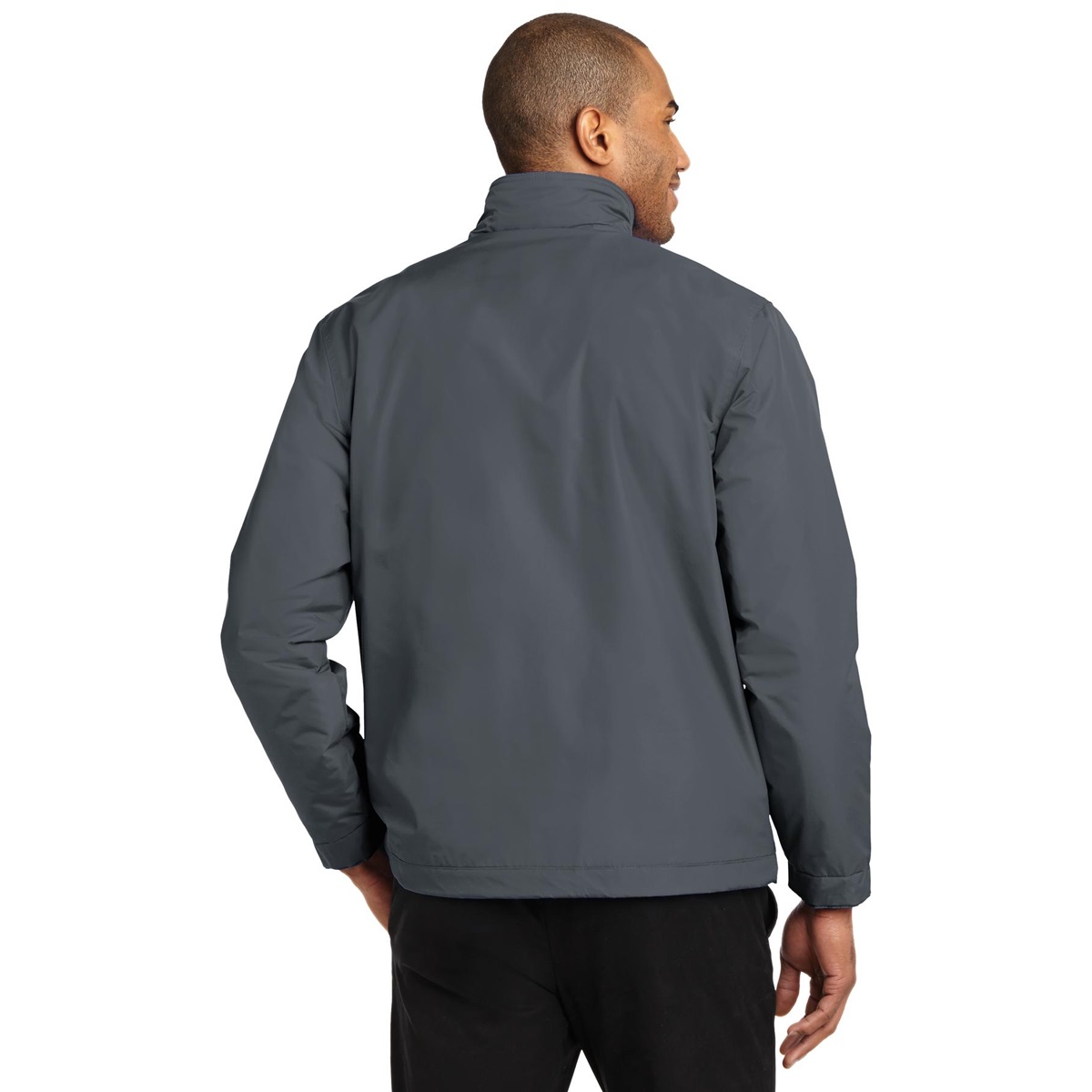 Port Authority J354 Challenger II Jacket - Steel Grey/True Black | Full Source