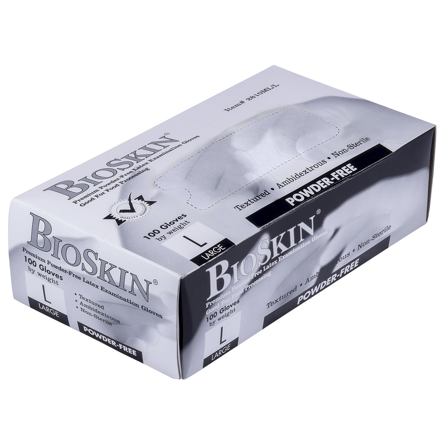 Liberty Safety 2810ML Bioskin Latex Disposable Gloves - 5 Mil | Full Source