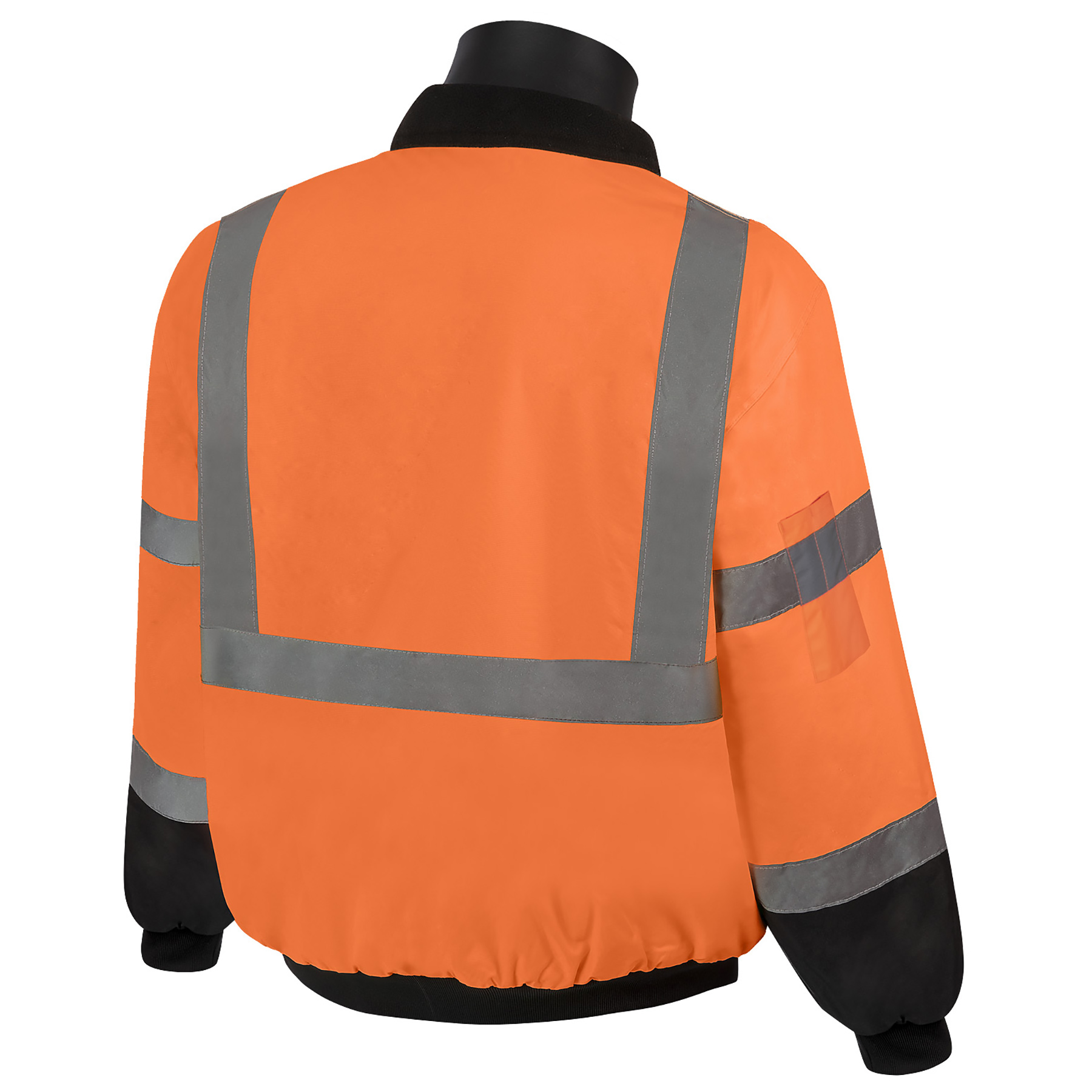 Liberty Safety C16725 HiVizGard Class 3 Black Bottom Bomber Safety ...