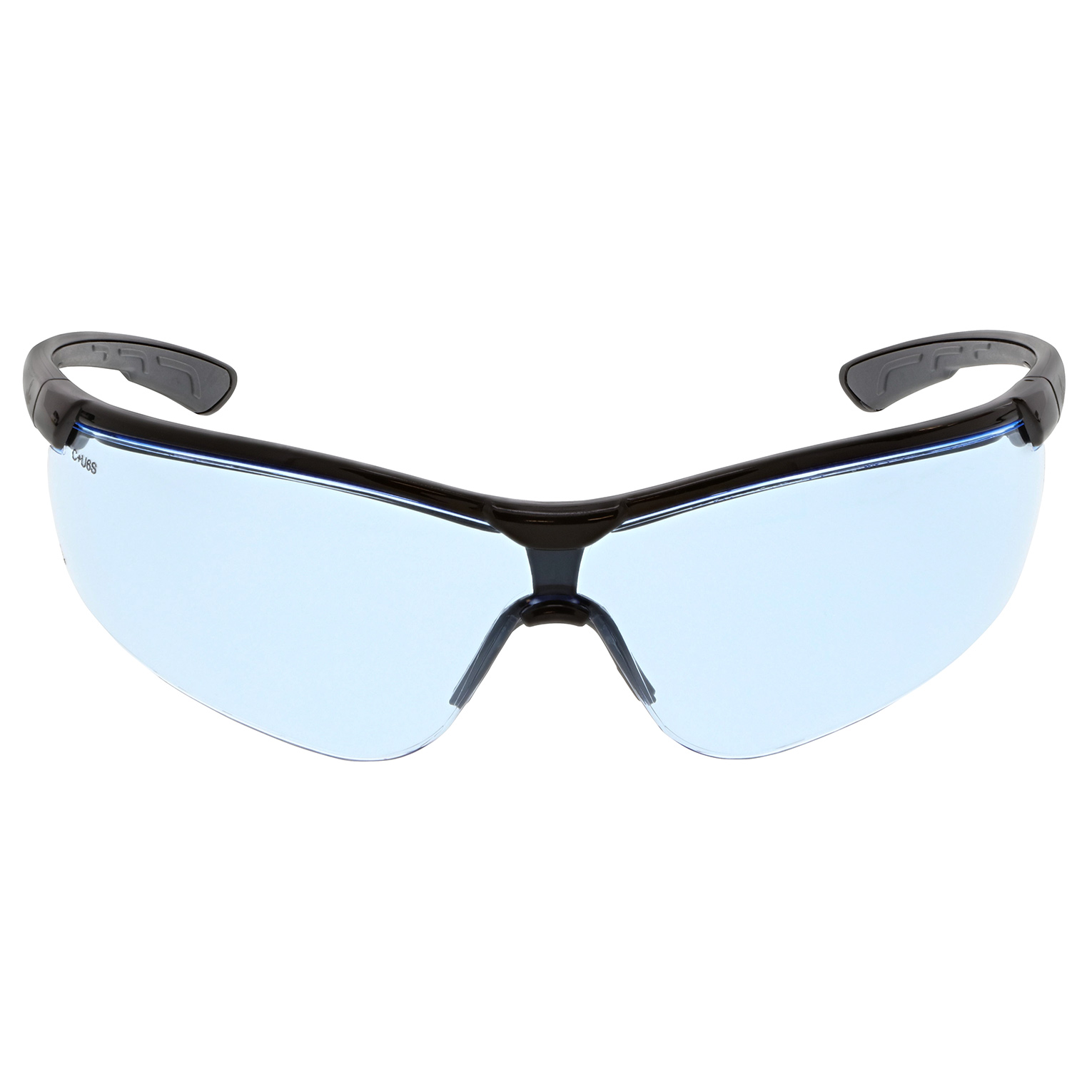 MCR Safety KD713AF Klondike KD7 Safety Glasses - Black/Gray Frame - Light Blue UV-AF Anti-Fog ...