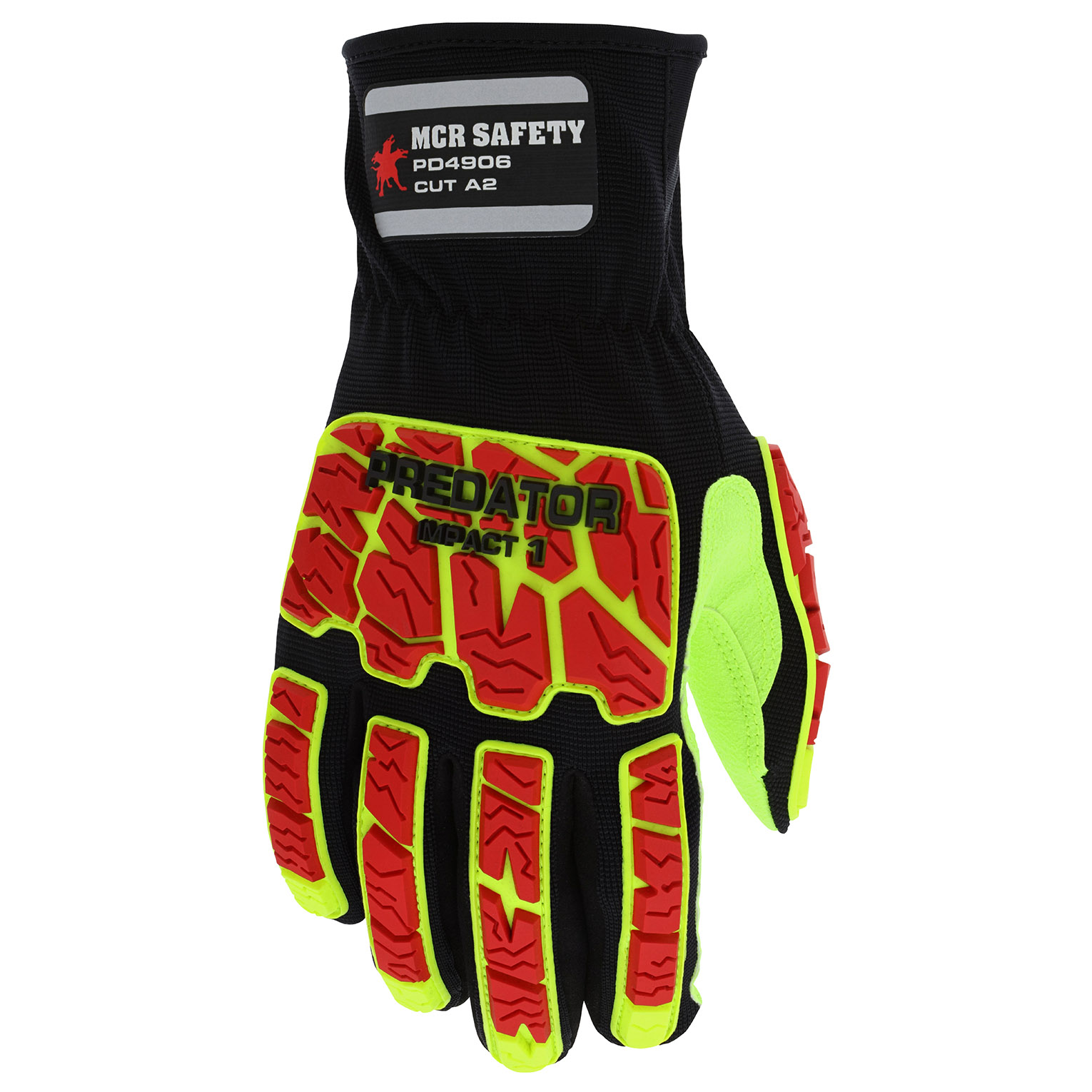 MCR Safety PD4906 Predator Mechanics Impact Gloves - TPR Back | Full Source