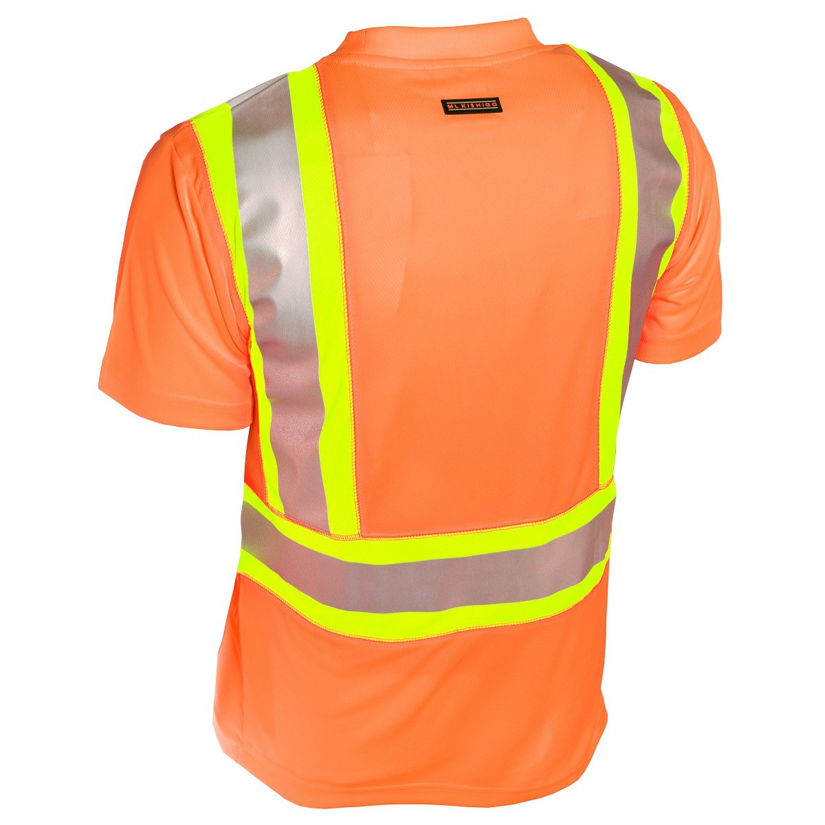 Kishigo 9121 Type R Class 2 T-Shirt with Flat Stitch Panels - Orange ...