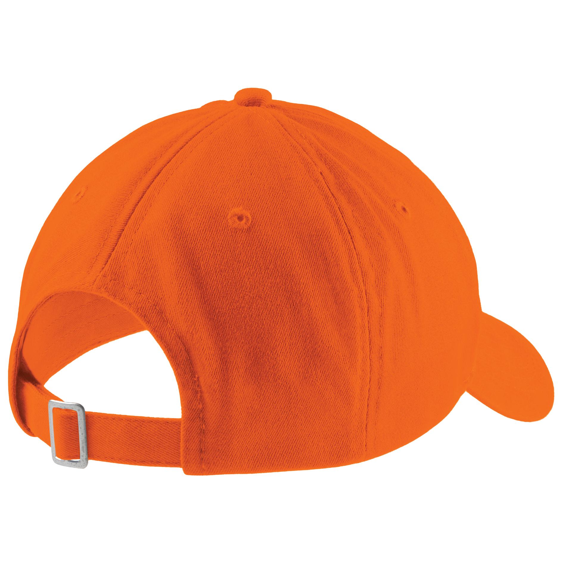 Port Authority CP77 Brushed Twill Low Profile Cap - Orange | Full Source