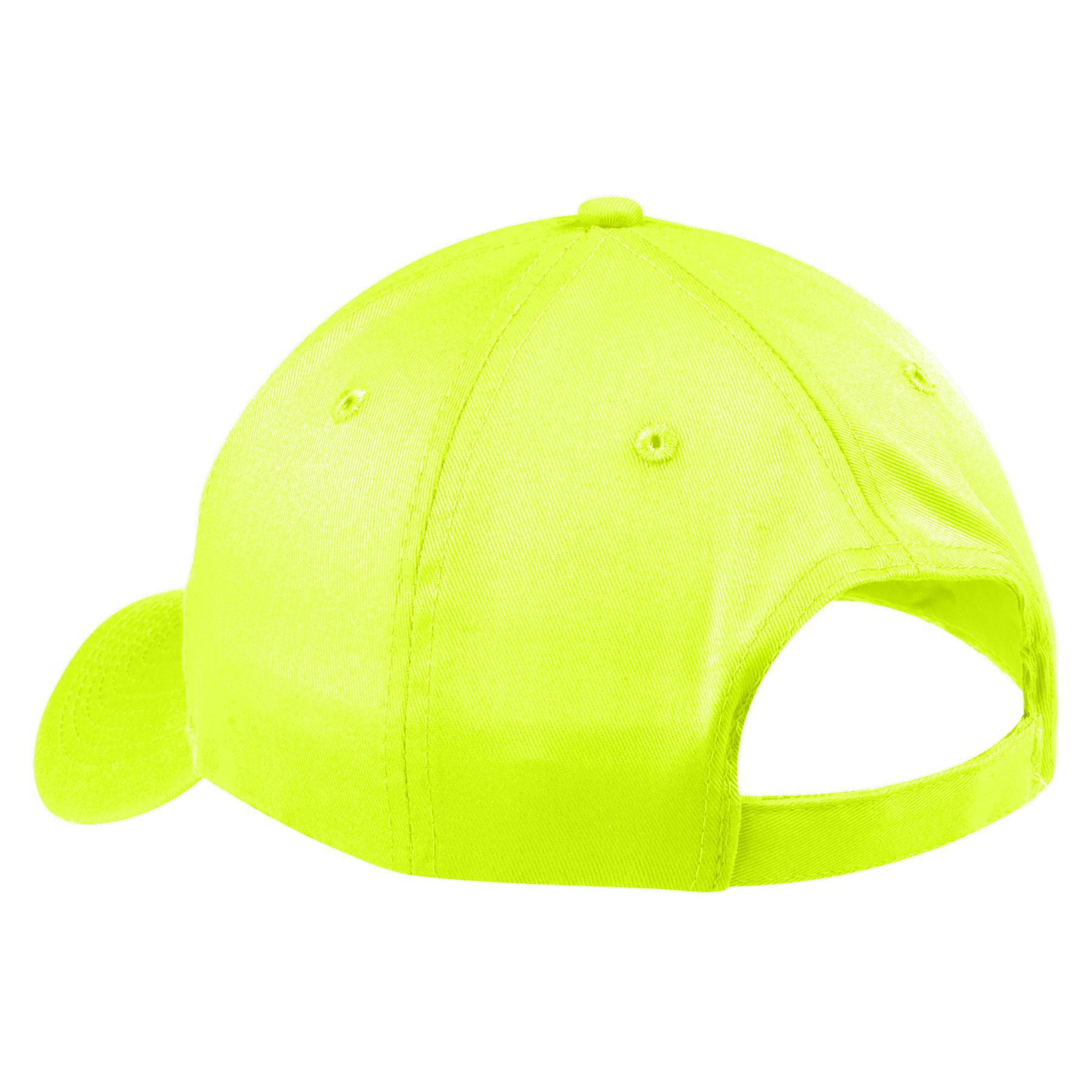Port & Company CP80 Six-Panel Twill Cap - Neon Yellow | Full Source