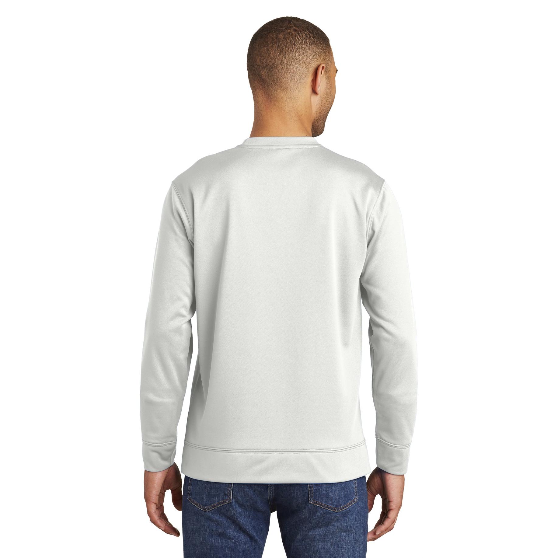 Port & Company PC590 Performance Fleece Crewneck Sweatshirt - Silver ...