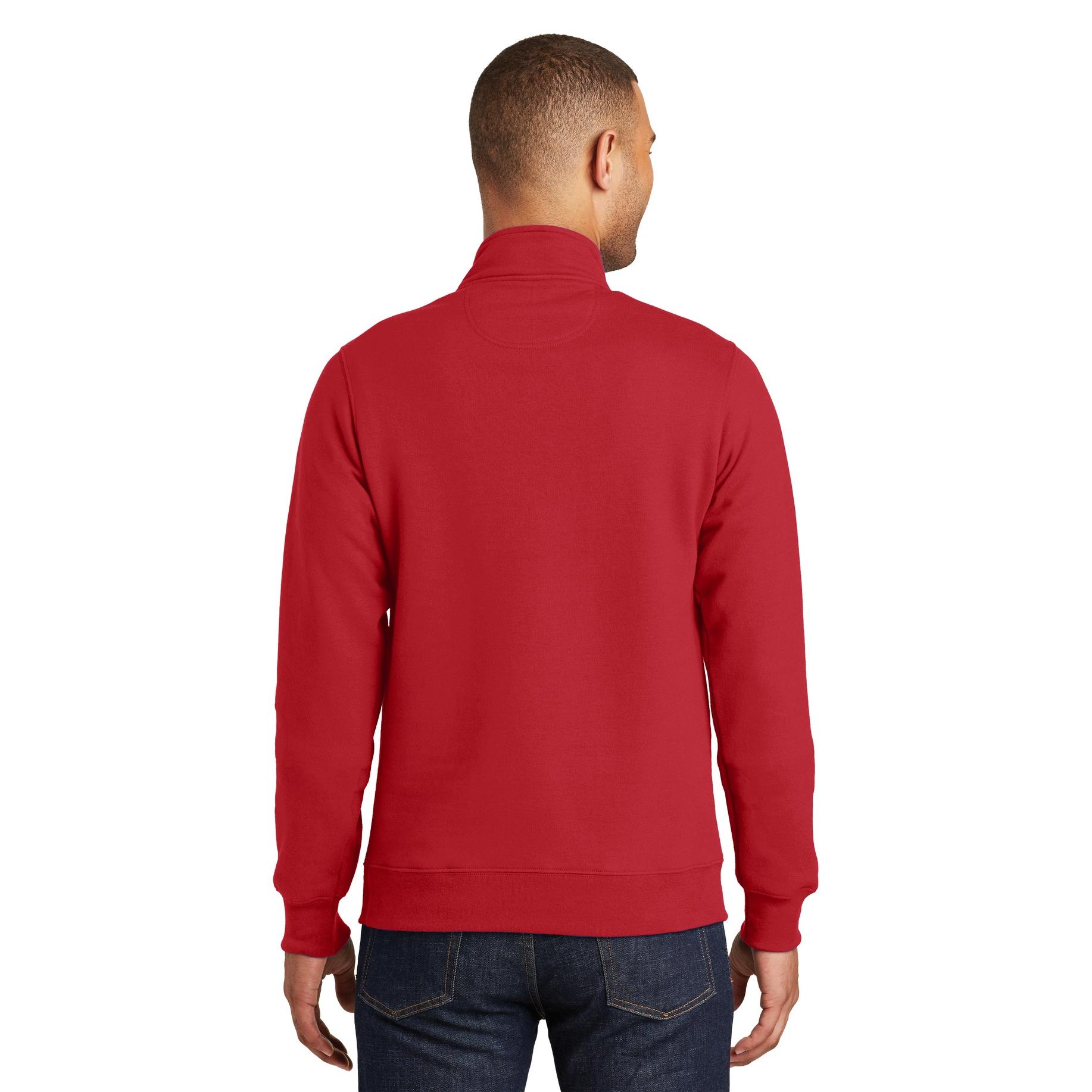 Port & Company PC850Q Fan Favorite Fleece 1/4-Zip Pullover Sweatshirt ...