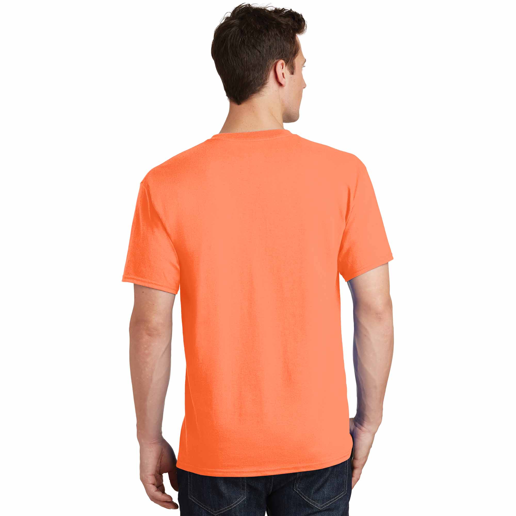 Port & Company PC54 Core Cotton Tee - Neon Orange | Full Source
