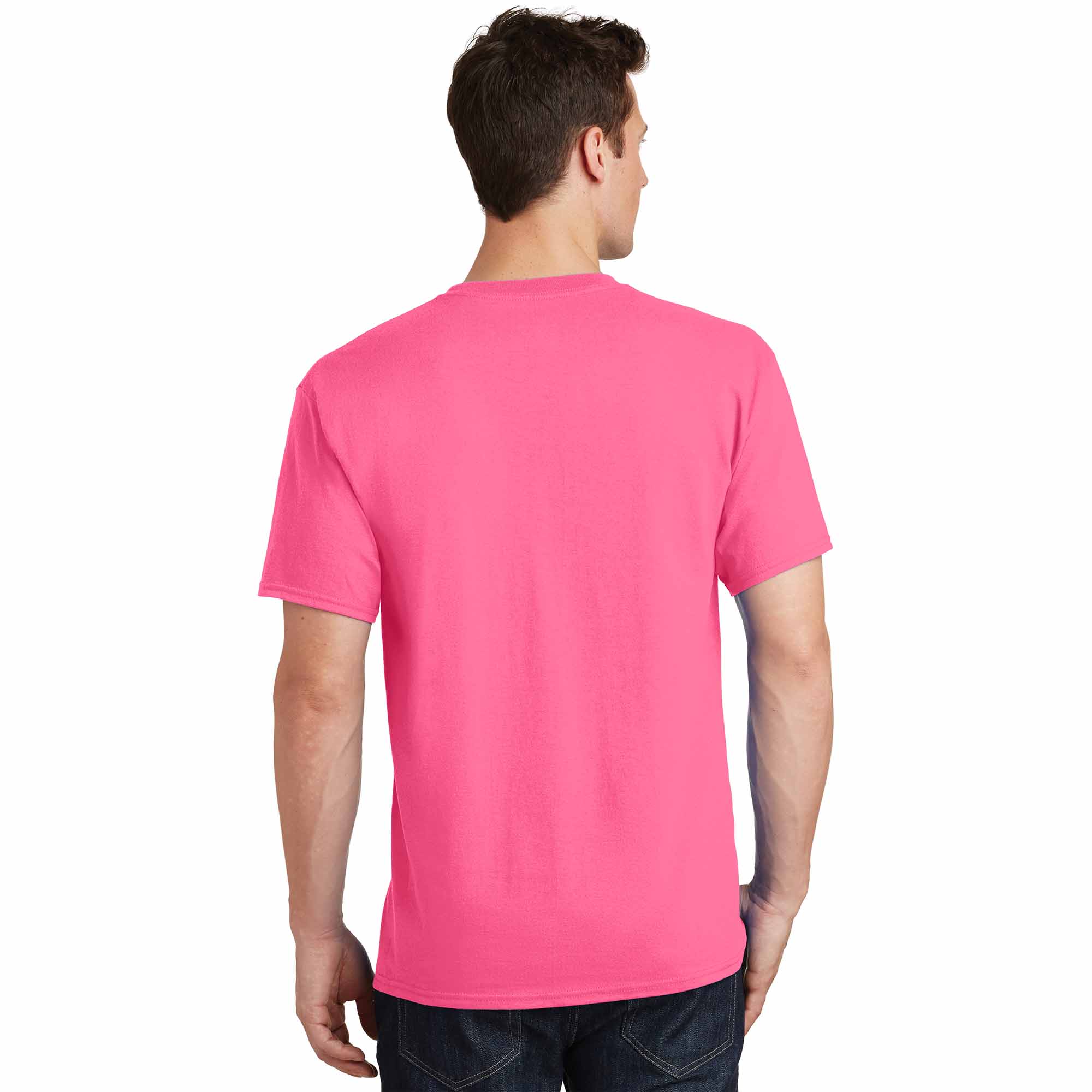 Port & Company PC54 Core Cotton Tee - Neon Pink | Full Source