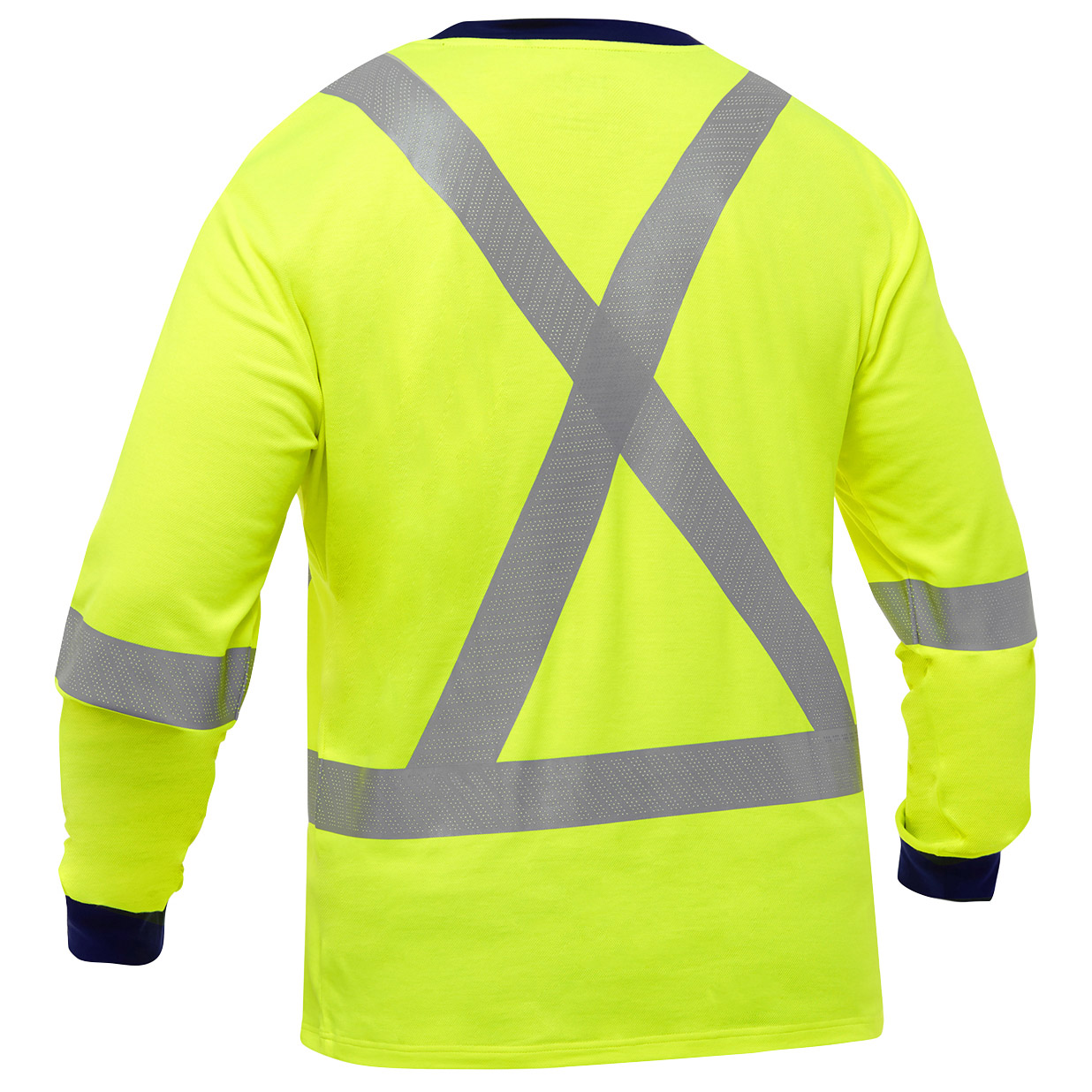 PIP 313M6118X Bisley Type R Class 3 X-Back Long Sleeve Safety Shirt ...