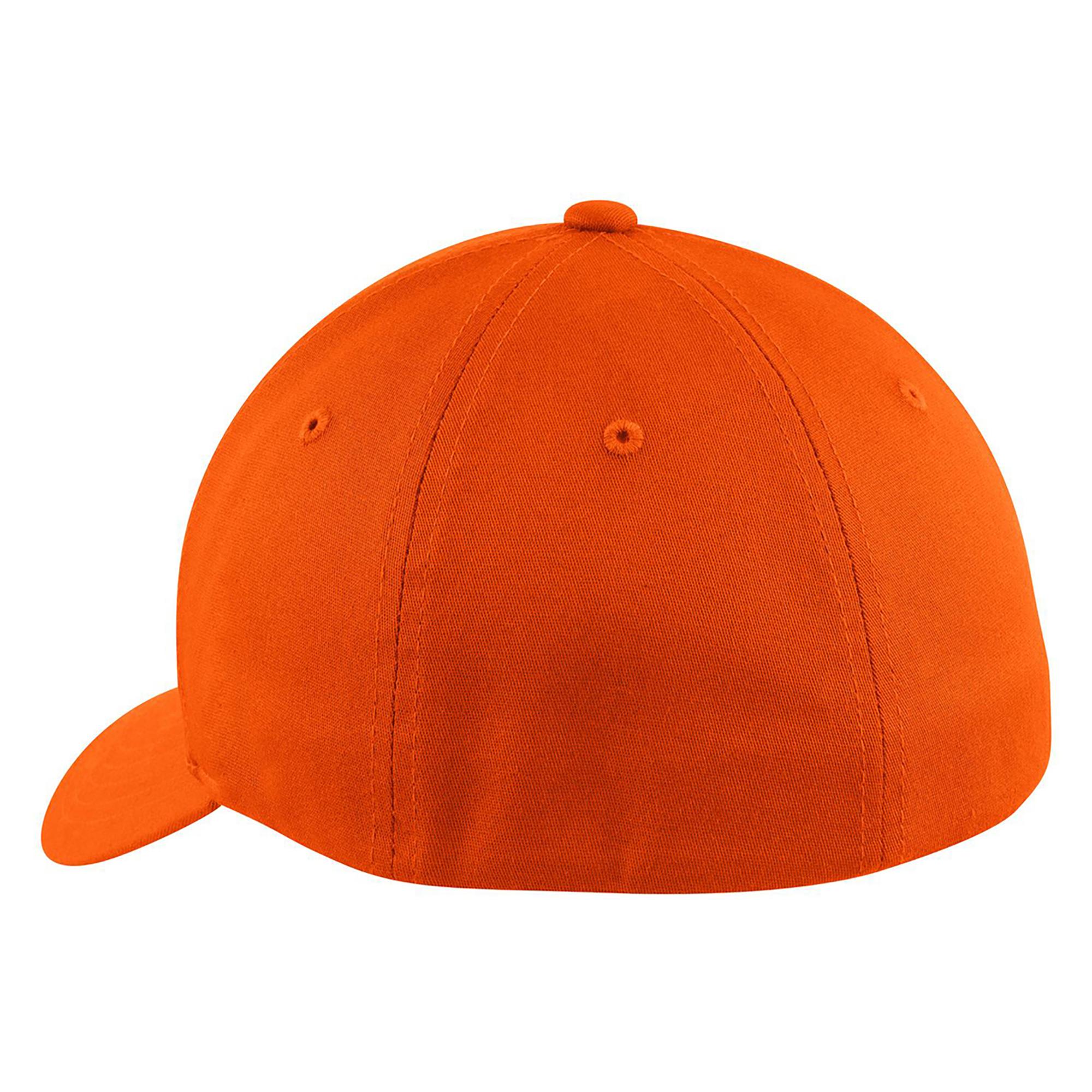 Port Authority C813 Flexfit Cotton Twill Cap - Orange | Full Source