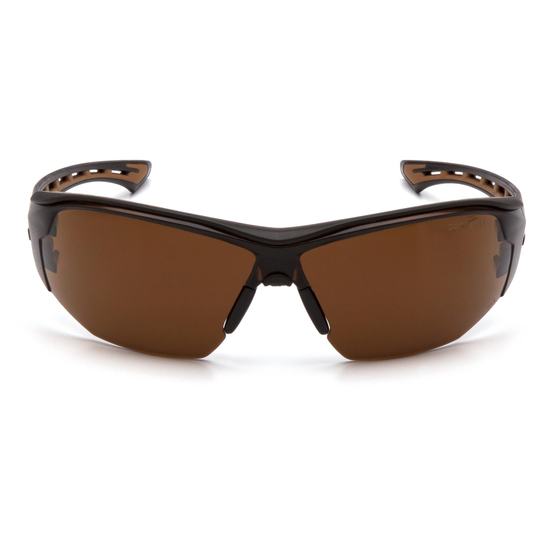 Carhartt Chb818st Easley Safety Glasses Black And Tan Frame
