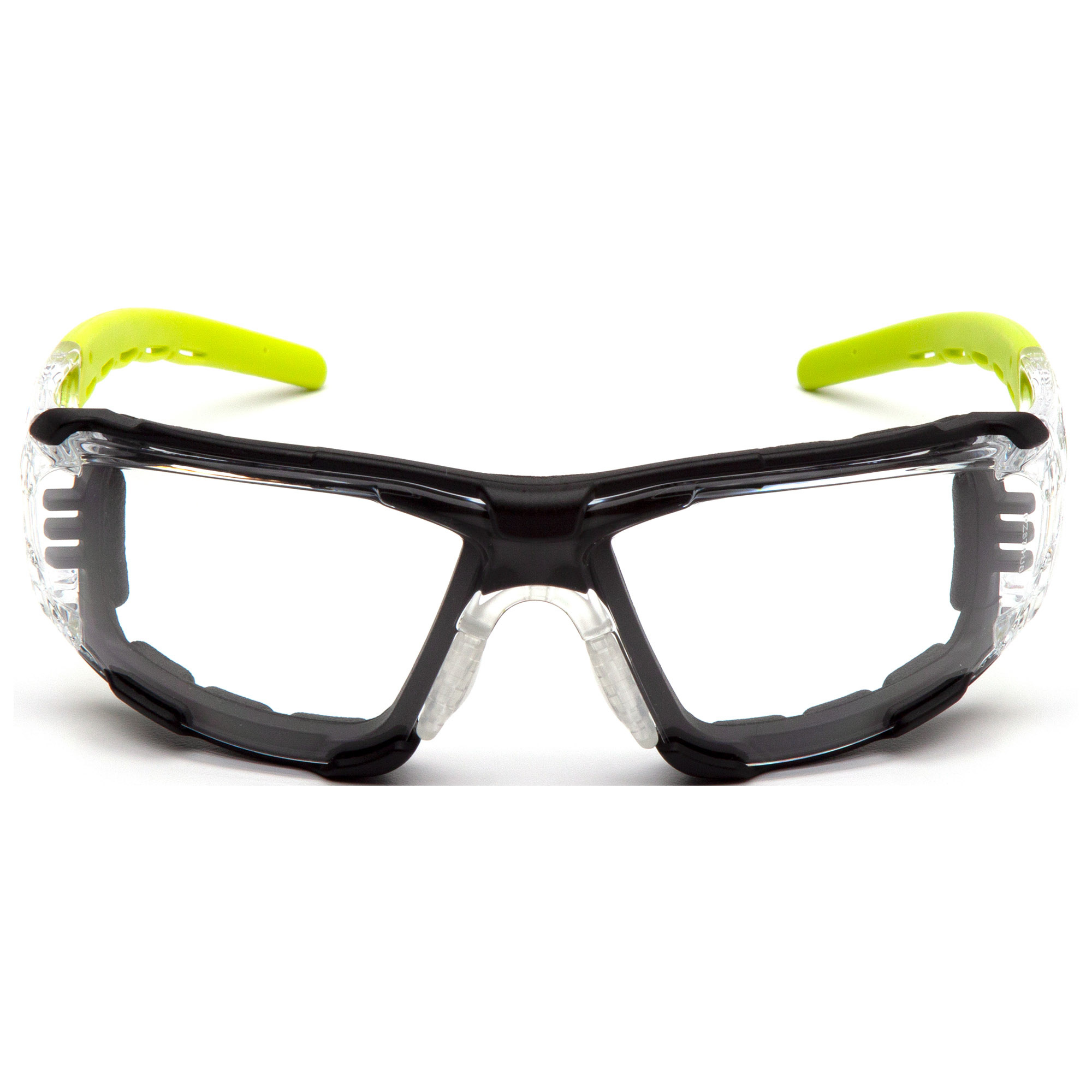 Pyramex SBL10210STMFP Fyxate Safety Glasses - Black Foam Lined Frame ...