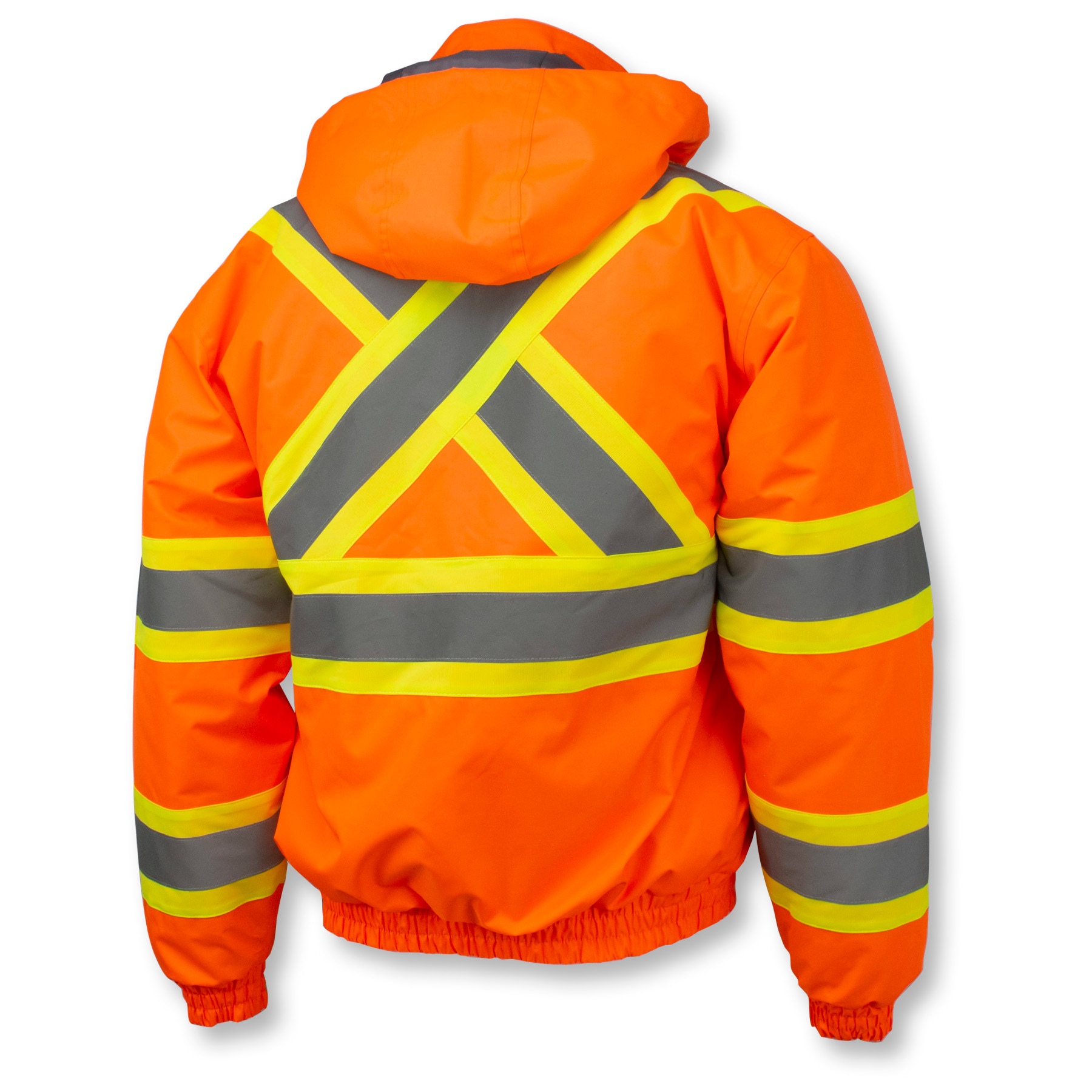 Radians SJ11QX-3Z Type R Class 3 Quilted X-Back Bomber Jacket - Orange ...