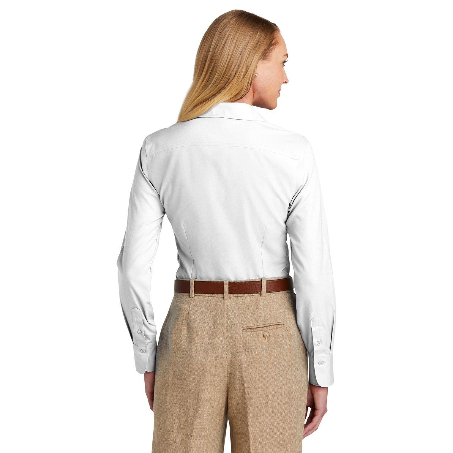 Brooks Brothers BB18003 Women's Wrinkle-Free Stretch Nailhead Shirt ...