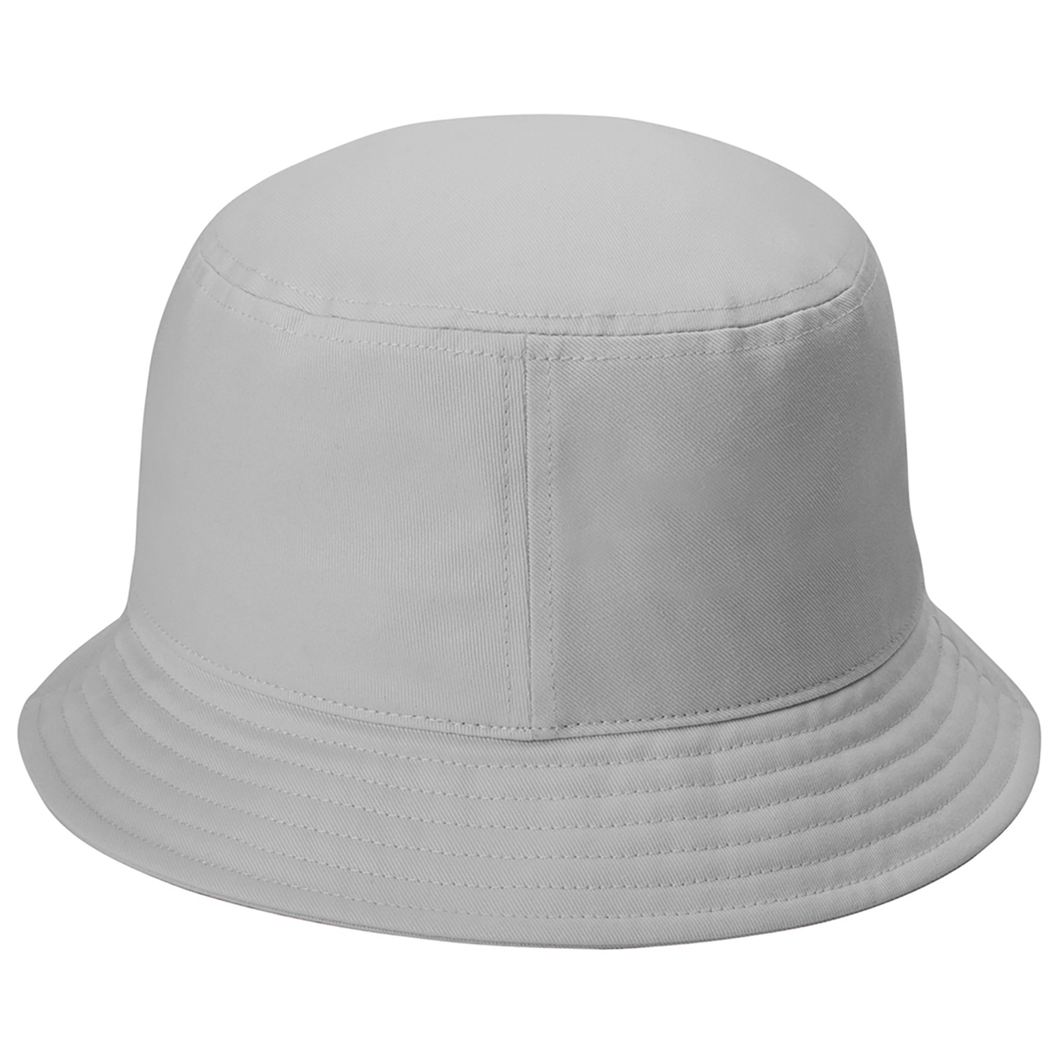 Port Authority C976 Twill Short Brim Bucket Hat - Gusty Grey | Full Source