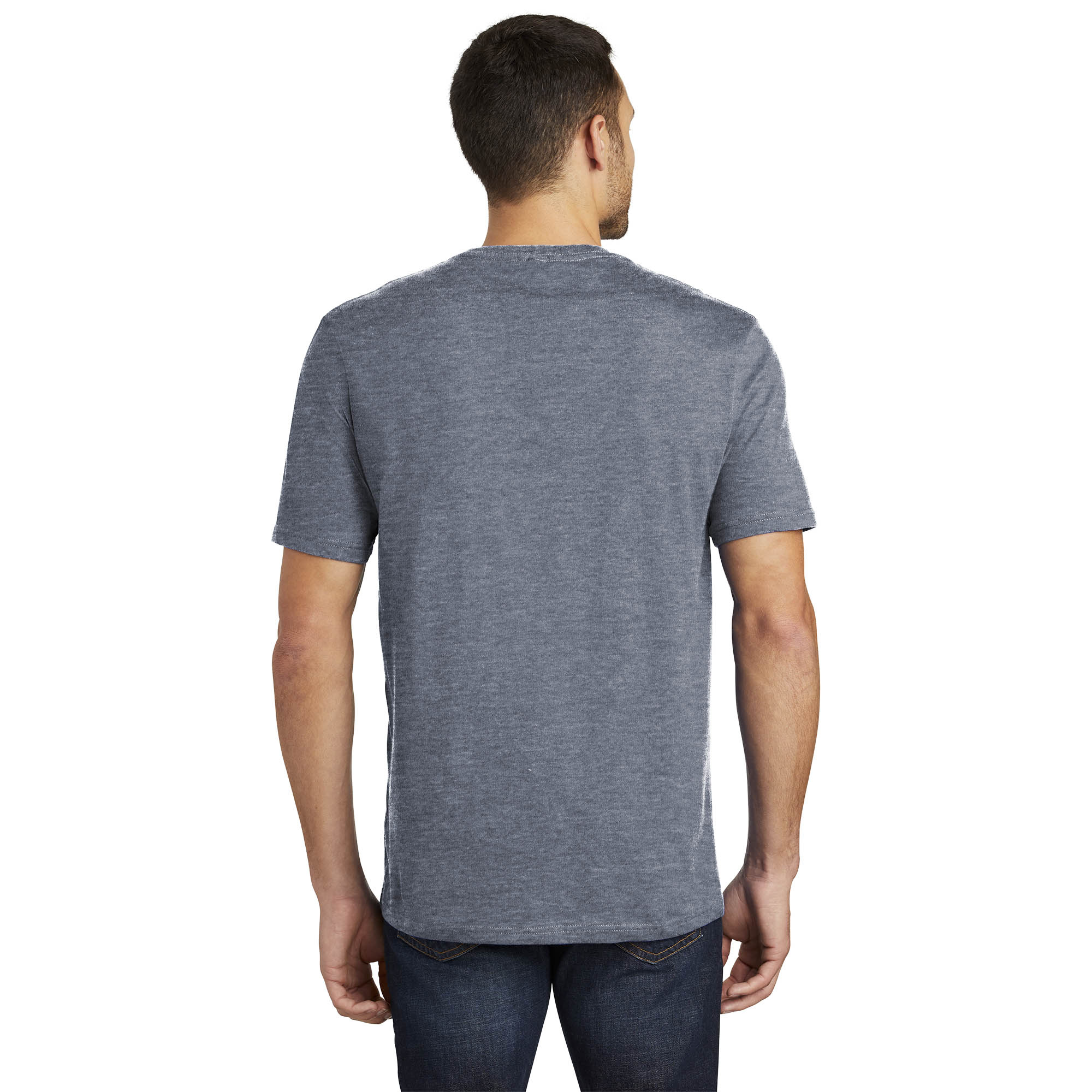 District DT104 Perfect Weight Tee - Heathered Navy | Full Source