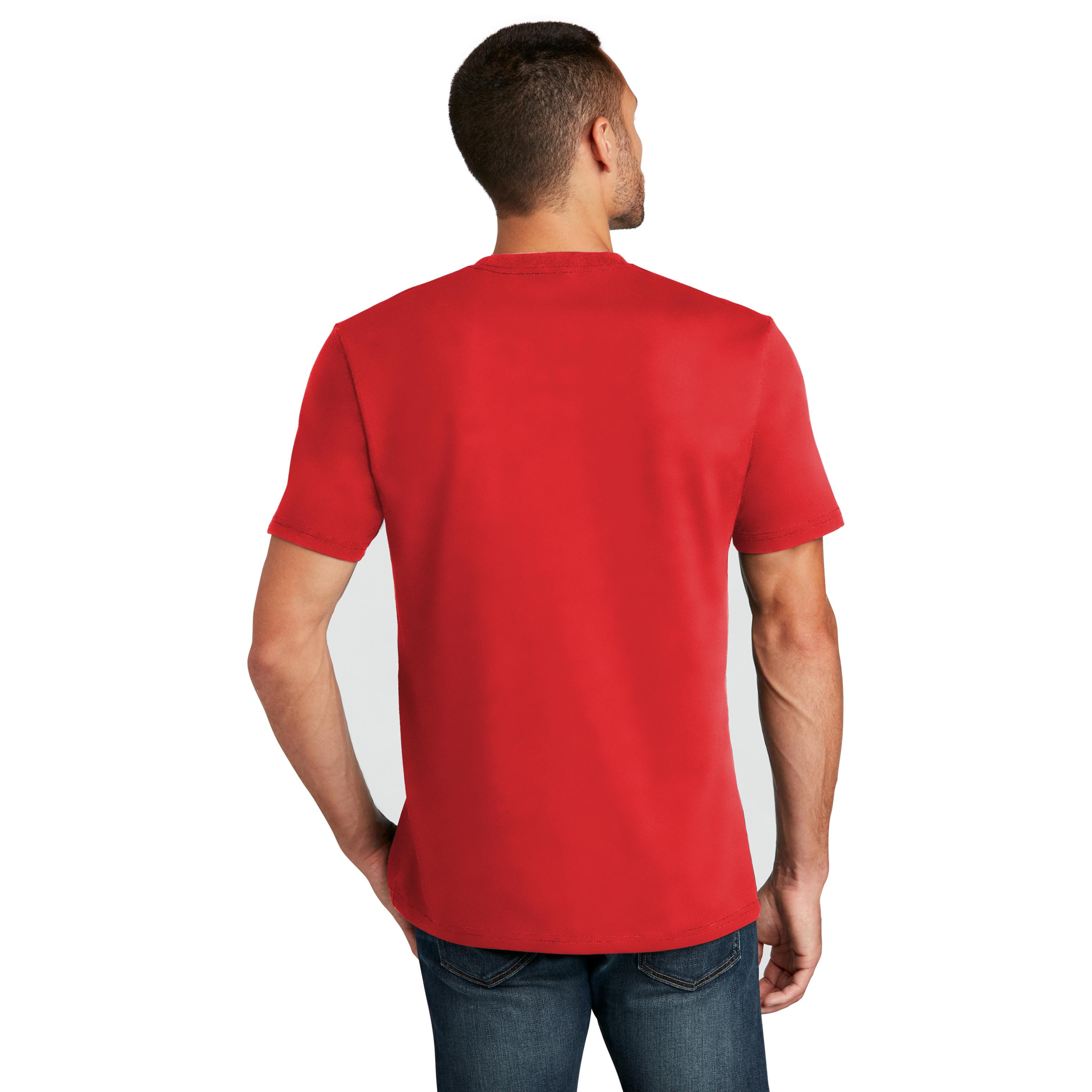District DT8000 Re-Tee - Ruby Red | Full Source