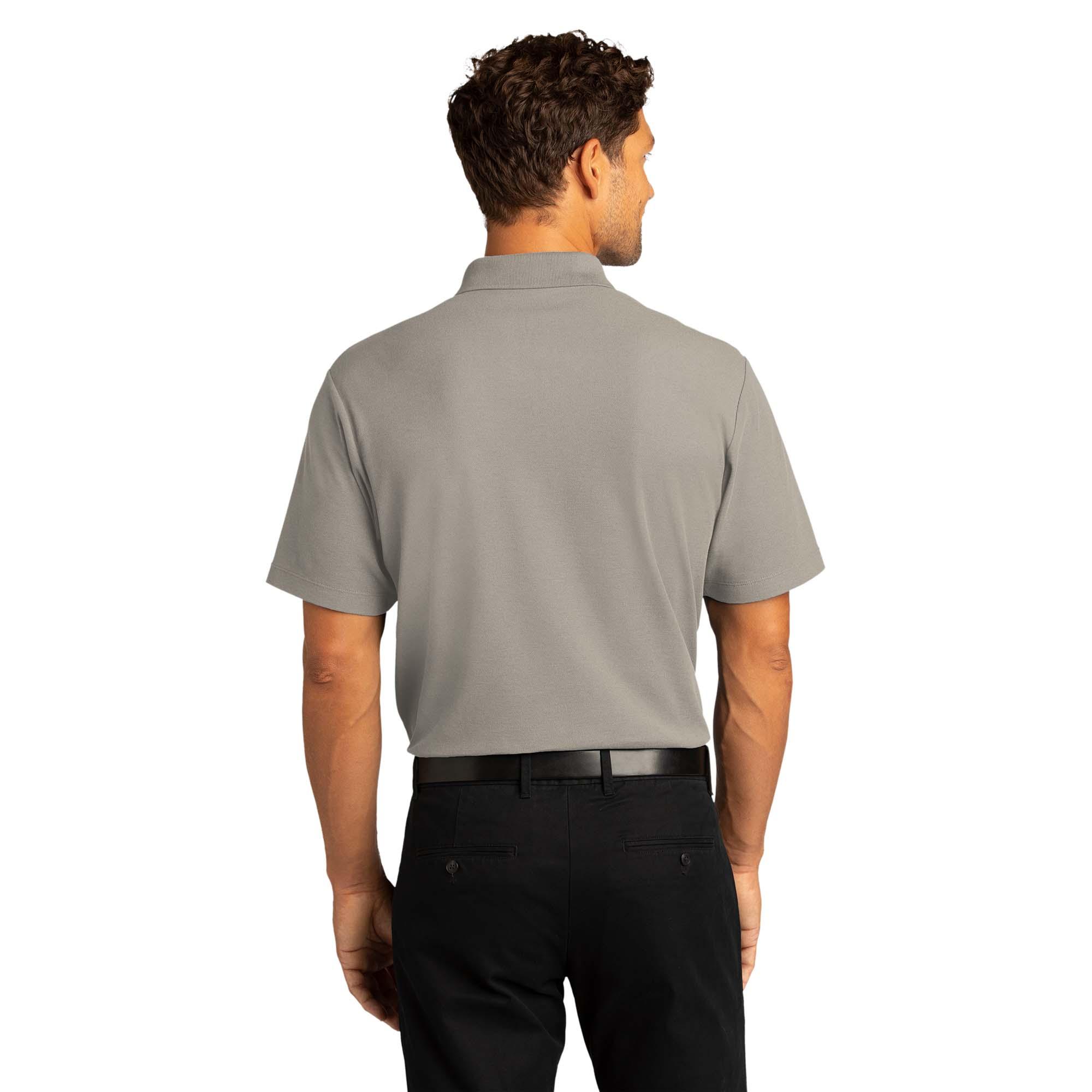 Port Authority K810 SuperPro React Polo - Gusty Grey | Full Source