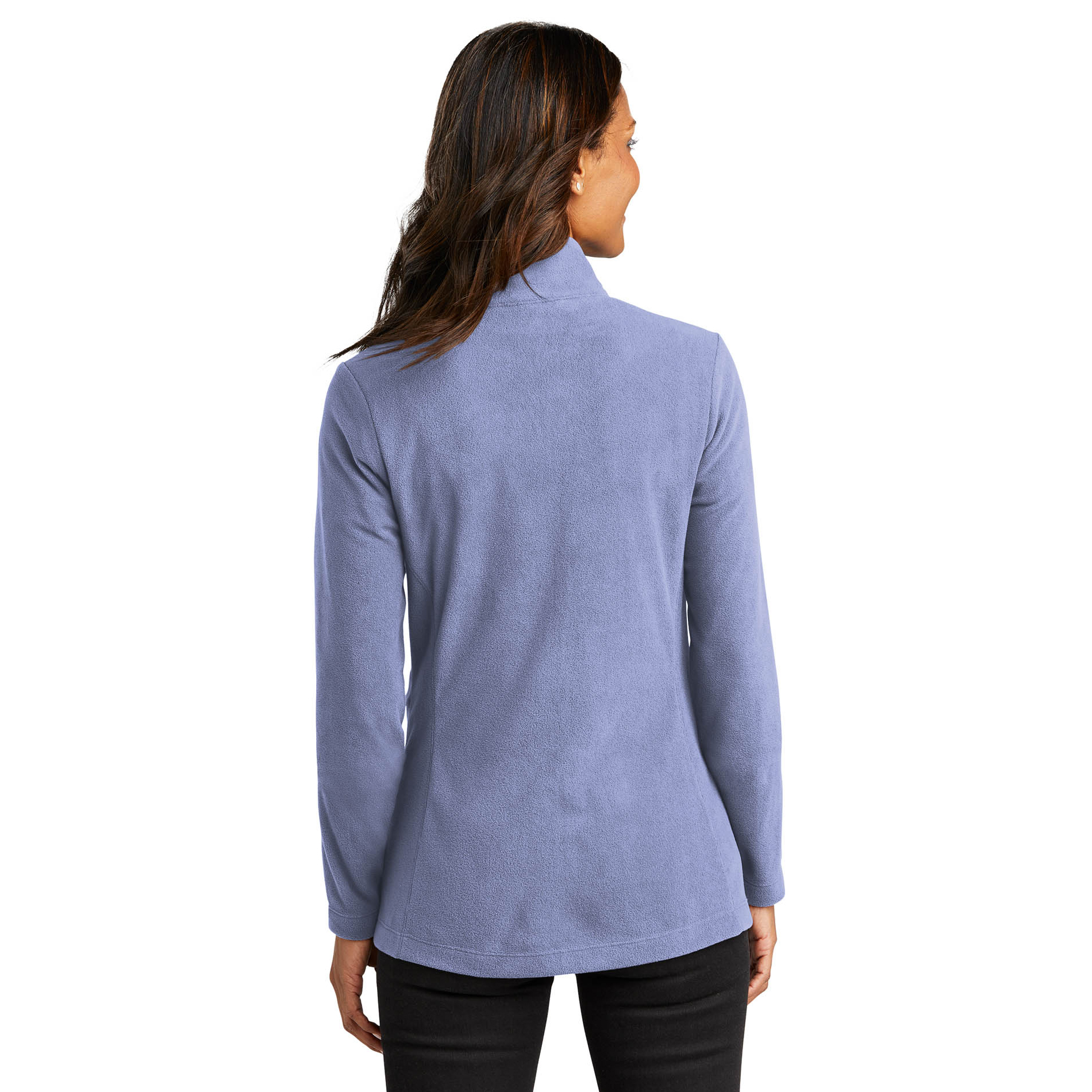 Port Authority L151 Ladies Accord Microfleece Jacket - Ceil Blue | Full ...