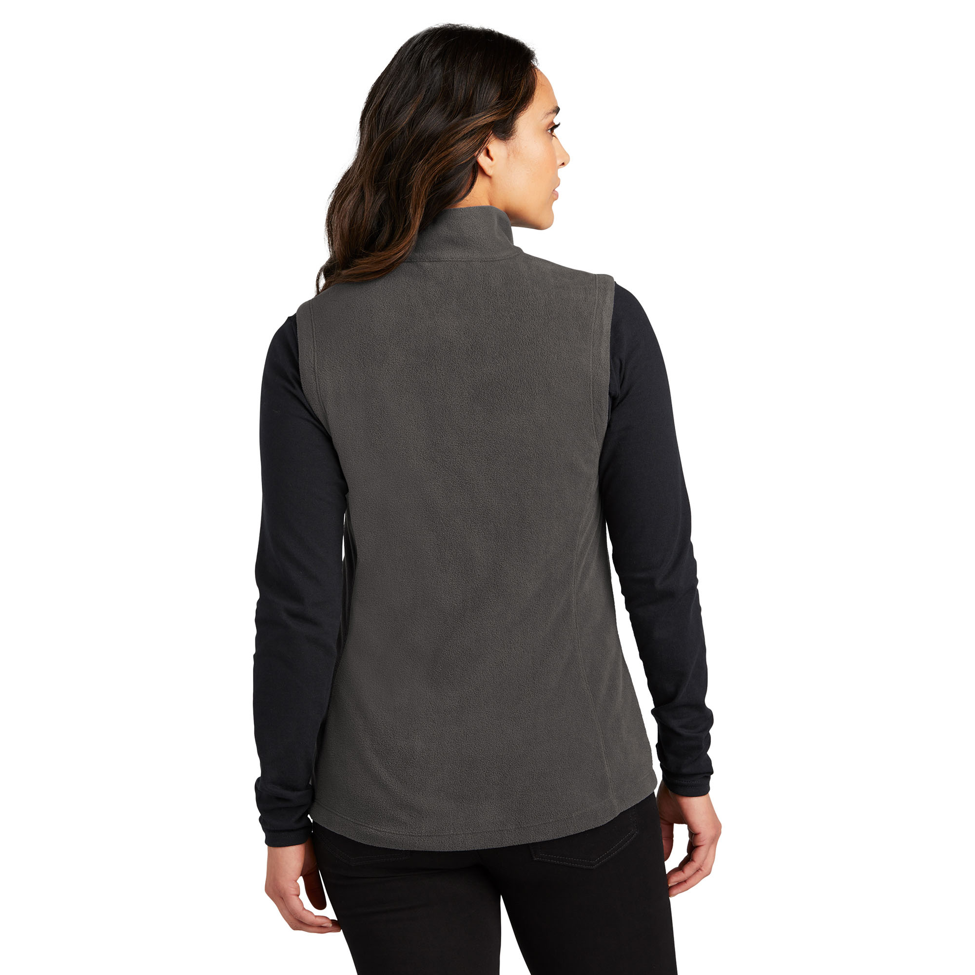 Port Authority L152 Ladies Accord Microfleece Vest - Pewter | Full Source