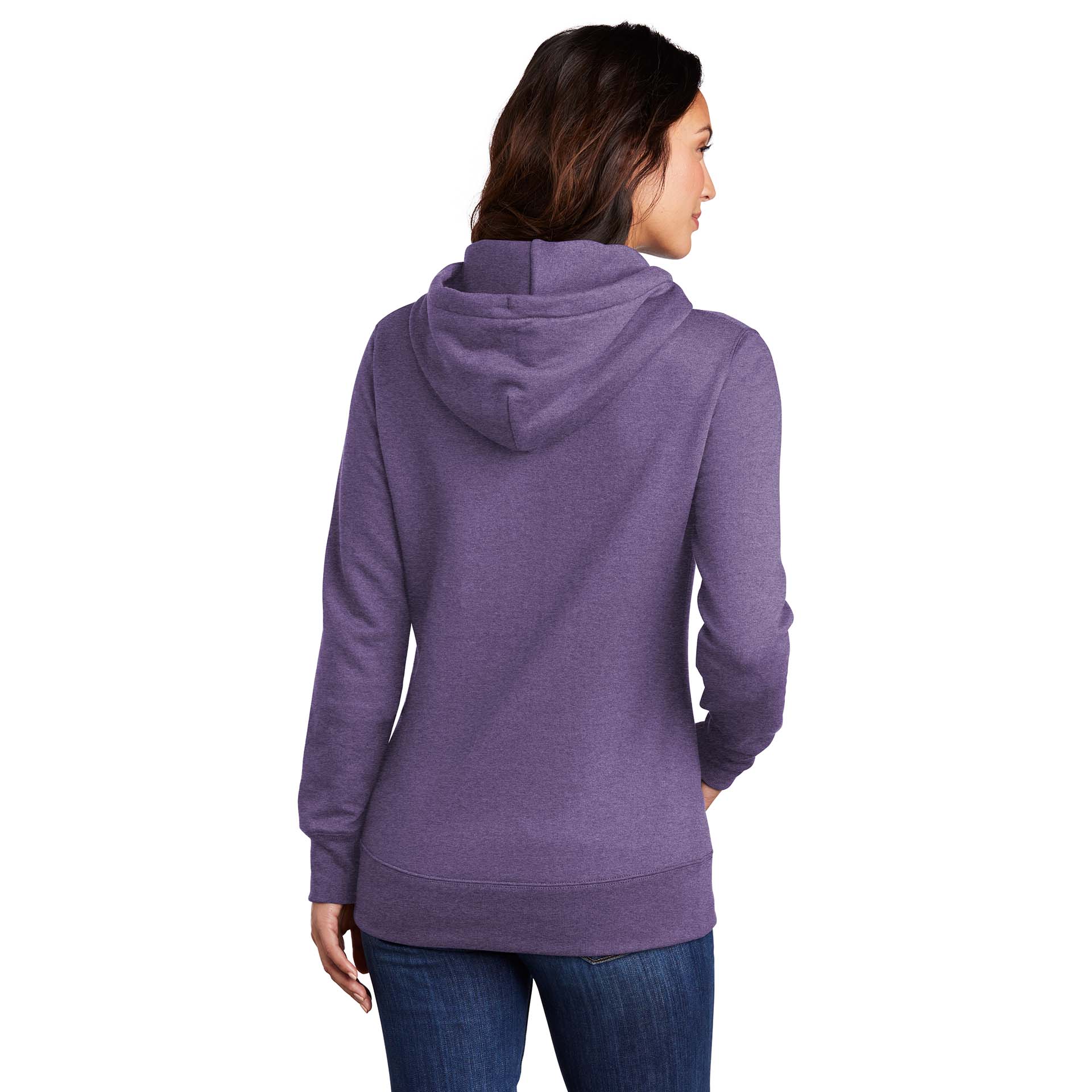 Port & Company LPC78H Ladies Core Fleece Pullover Hooded Sweatshirt ...