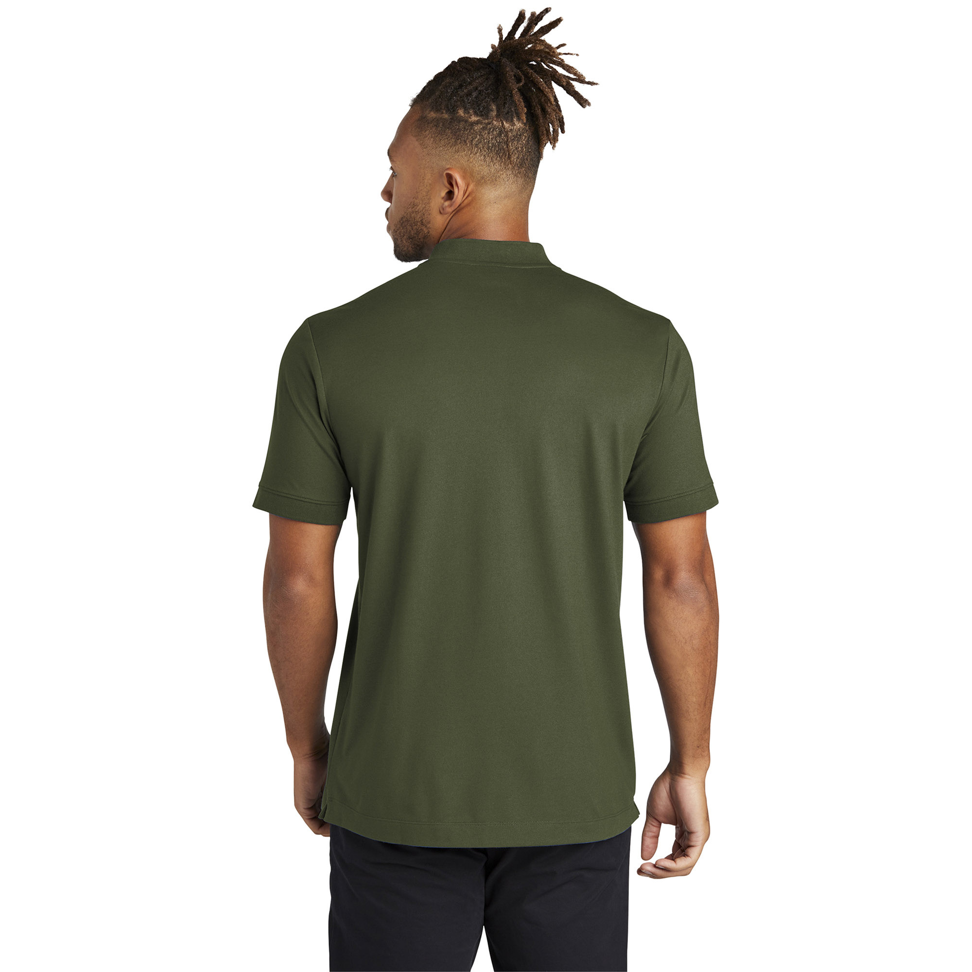 Mercer+Mettle MM1008 Stretch Pique Henley - Townsend Green | Full Source