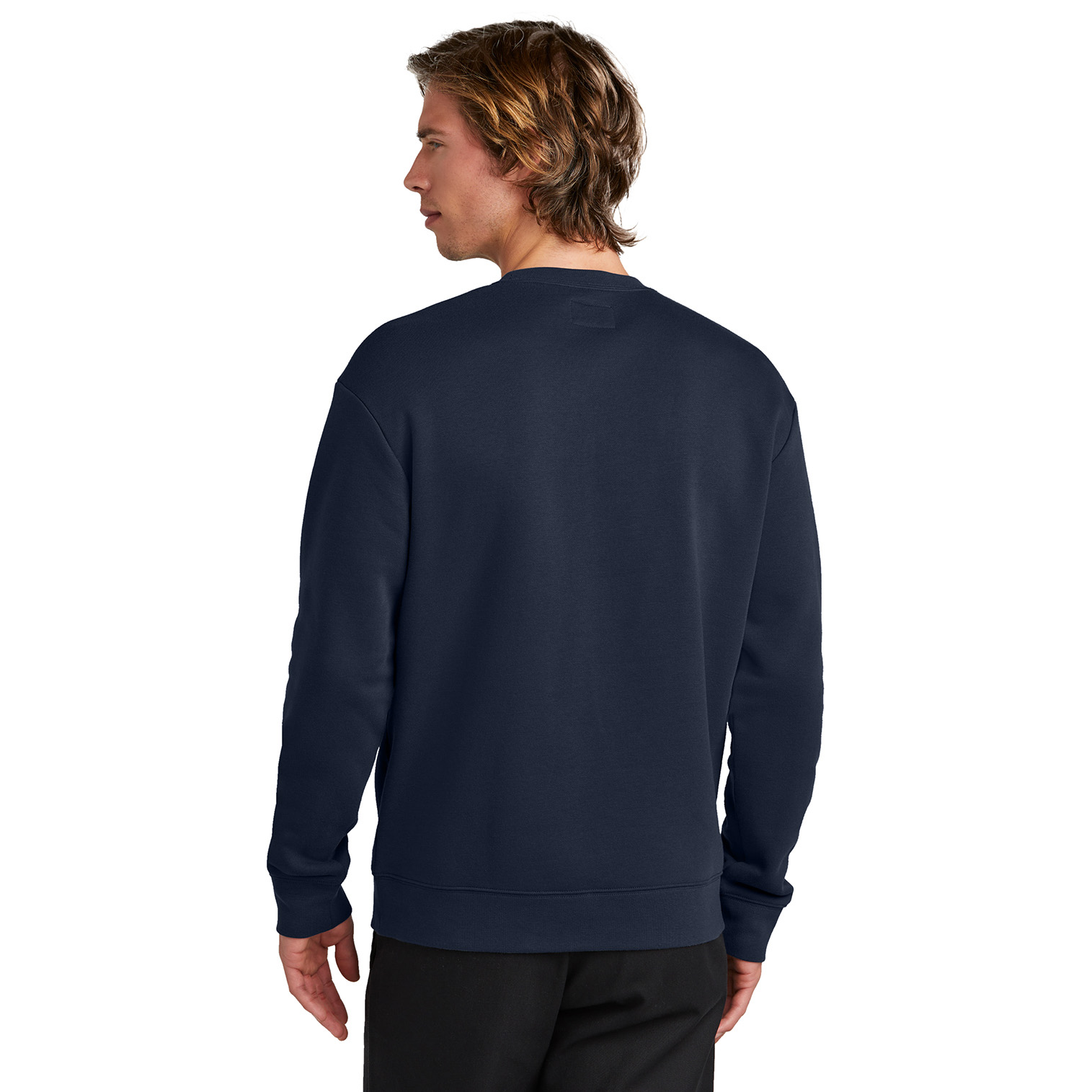New Era NEA527 Heritage Fleece Pocket Crew - True Navy | Full Source