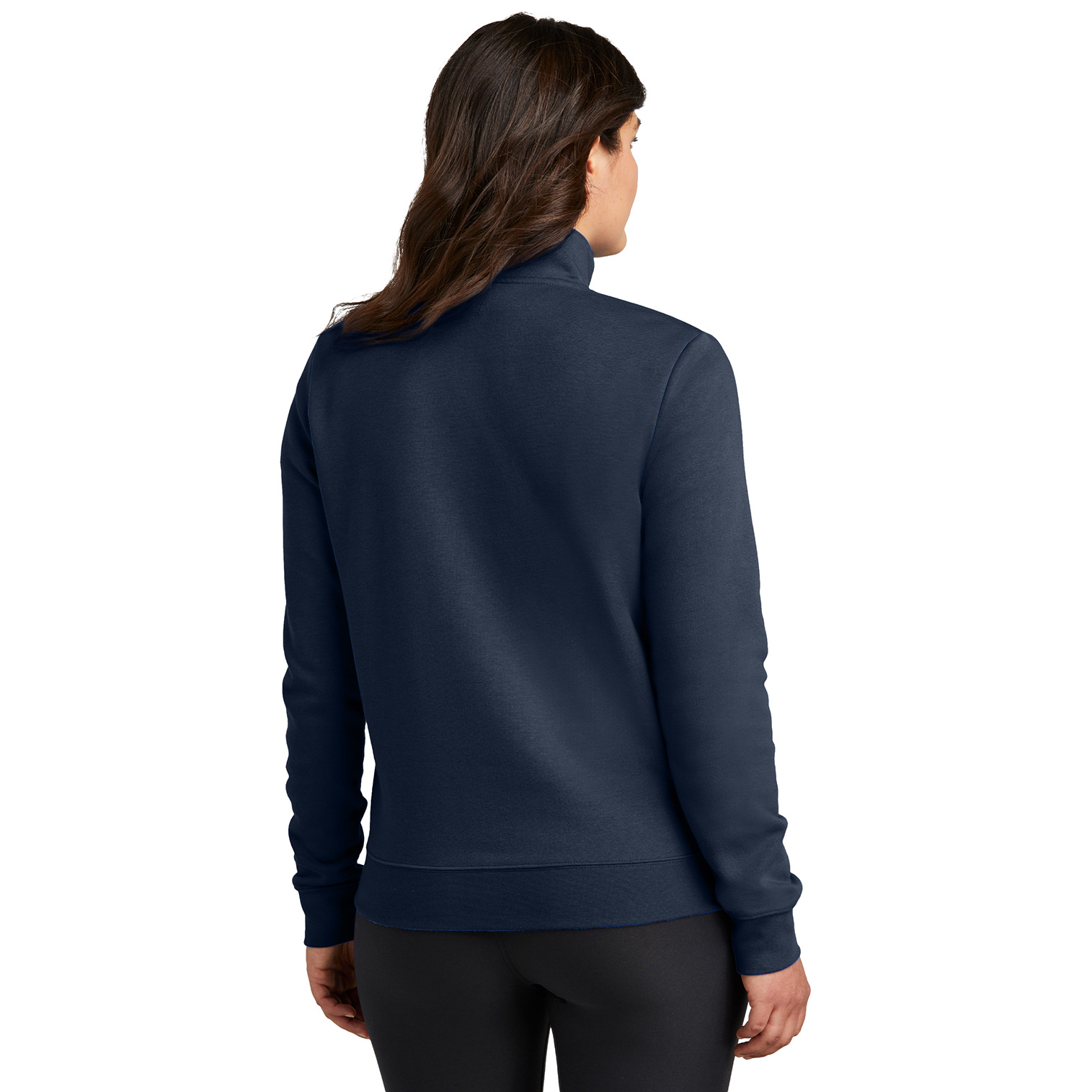 Nike NKDX6720 Club Fleece Sleeve Swoosh 1/2-Zip - Midnight Navy | Full ...