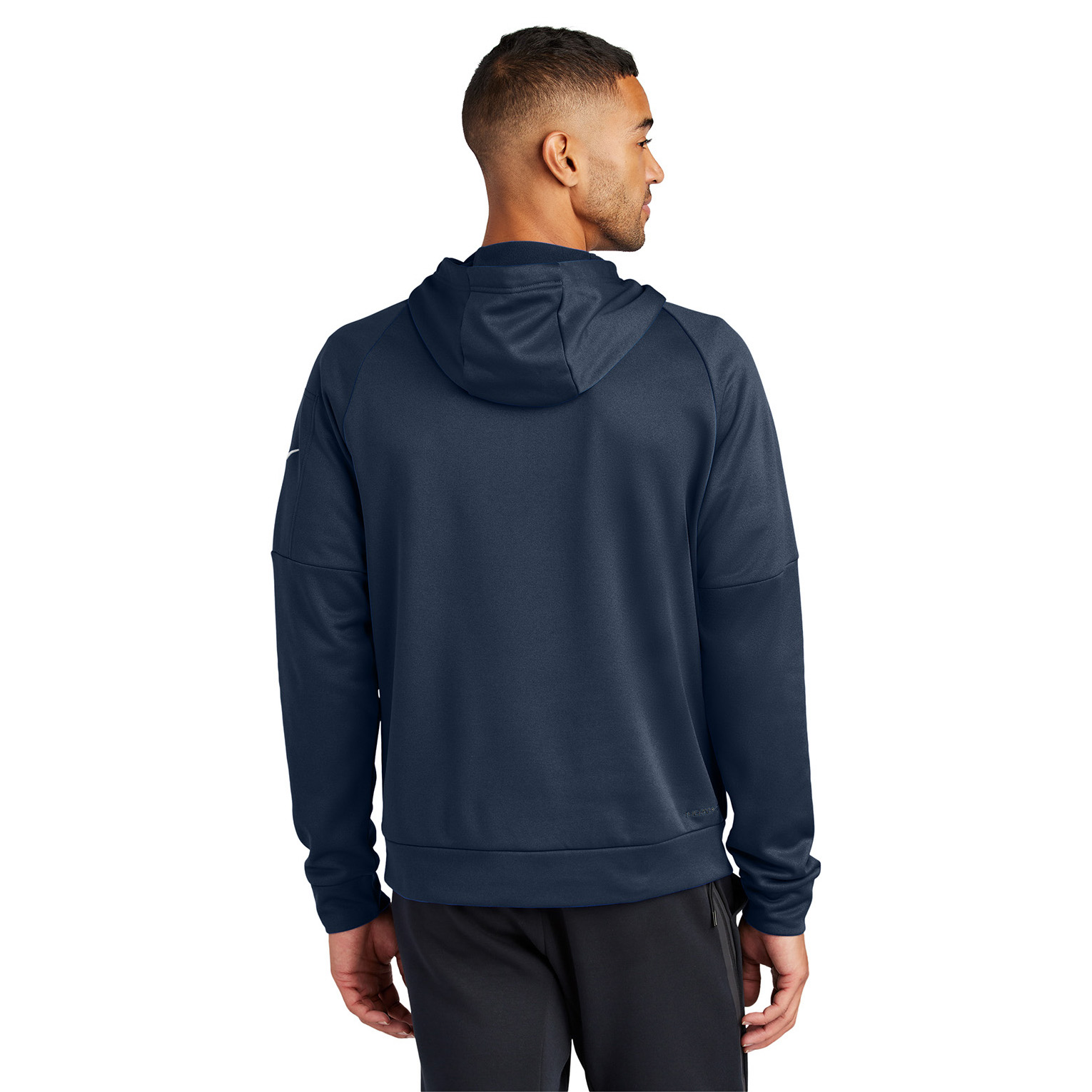 Nike NKFD9742 Therma-FIT Pocket 1/4-Zip Fleece Hoodie - Navy | Full Source