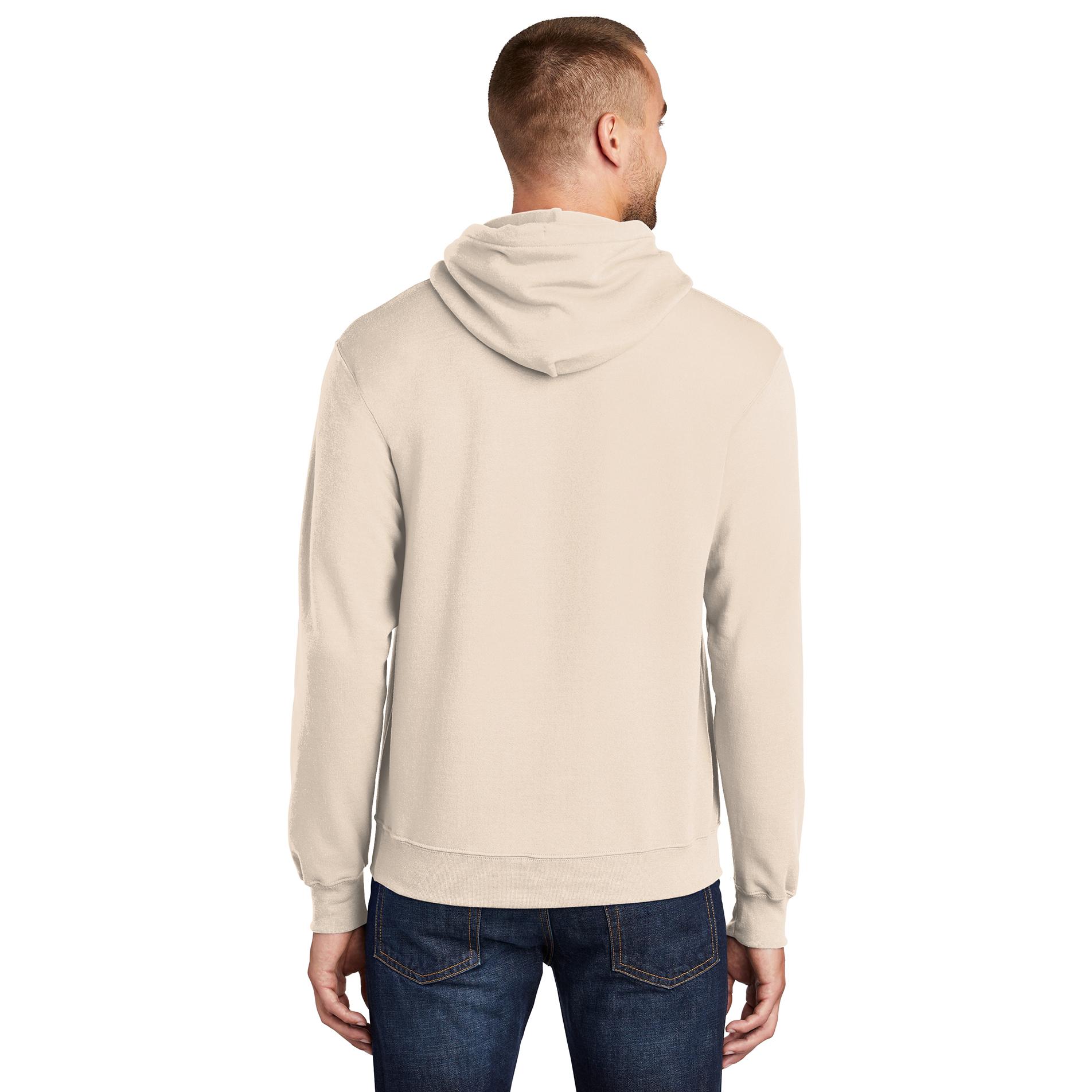 Port & Company PC78H Core Fleece Pullover Hooded Sweatshirt - Natural ...