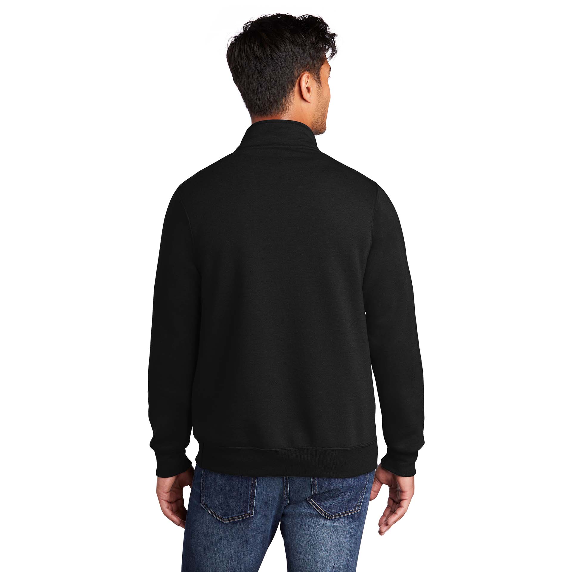 Port & Company PC78Q Core Fleece 1/4-Zip Pullover Sweatshirt - Jet ...