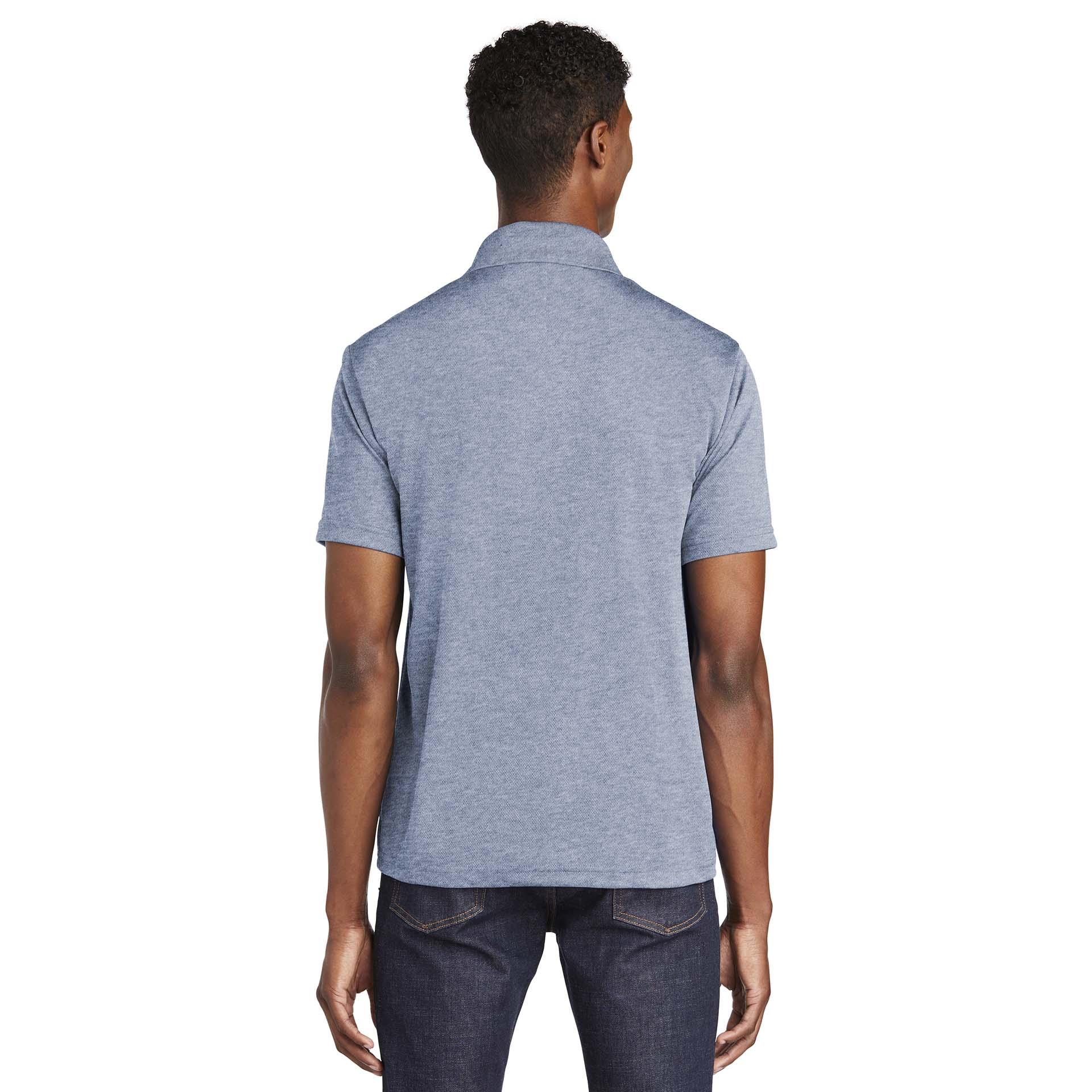 Sport-Tek ST640 PosiCharge RacerMesh Polo - True Navy Heather | Full Source