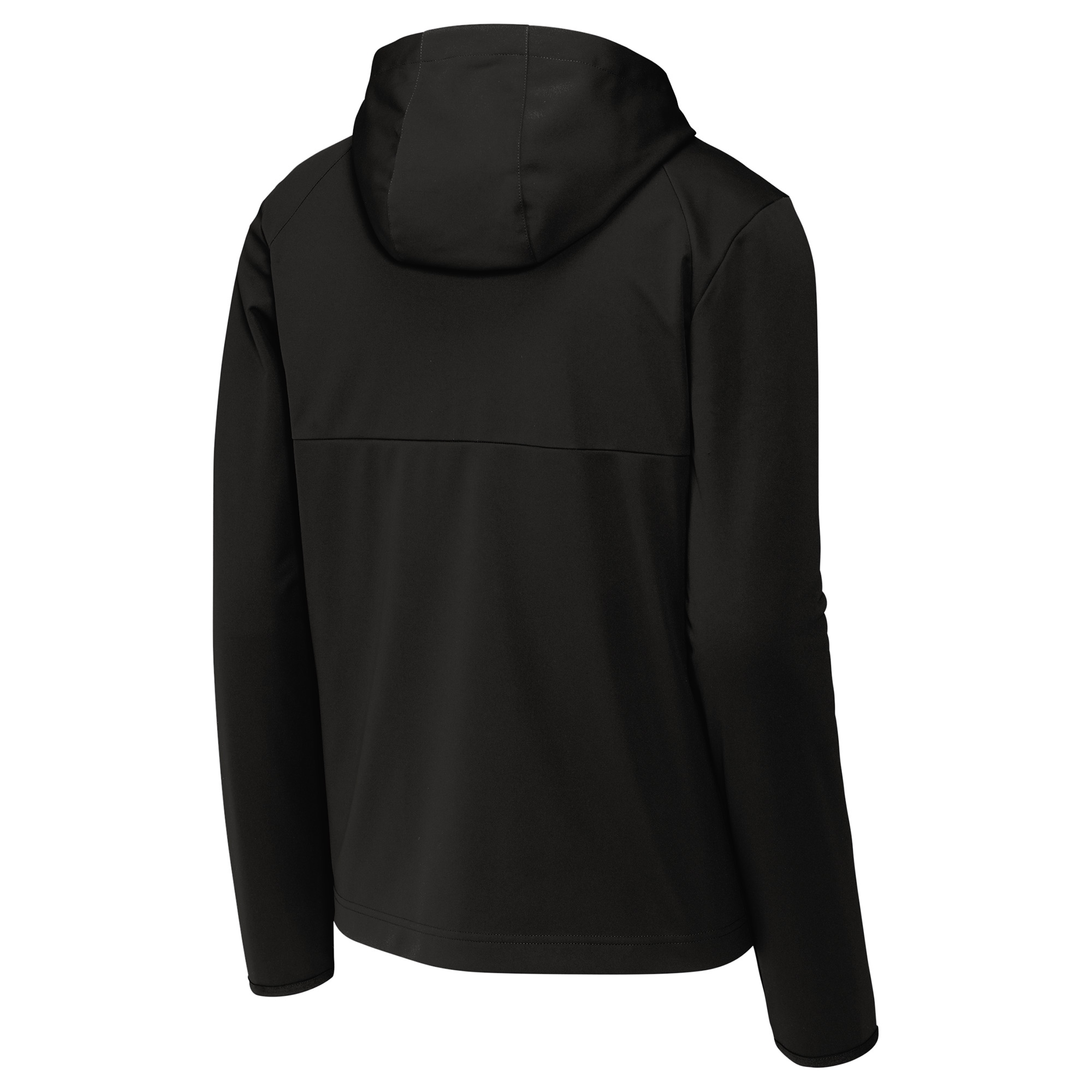 Sport-Tek ST980 Hooded Soft Shell Jacket - Deep Black | Full Source