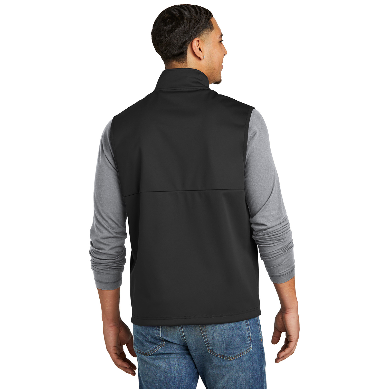 Sport-Tek ST981 Soft Shell Vest - Deep Black | Full Source