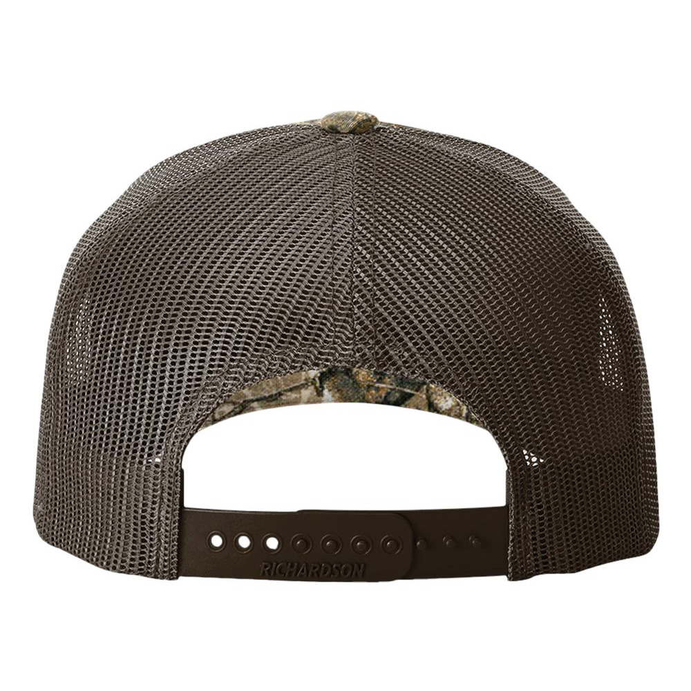 Richardson 112PFP Five Panel Printed Trucker Cap - Realtree Edge/Brown ...