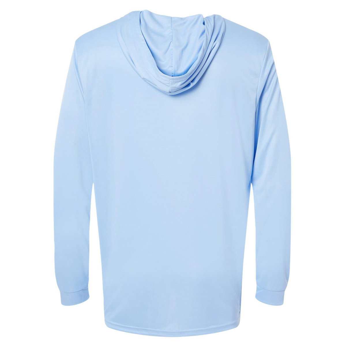 Paragon 220 Bahama Performance Hooded Long Sleeve T-Shirt - Blue Mist ...