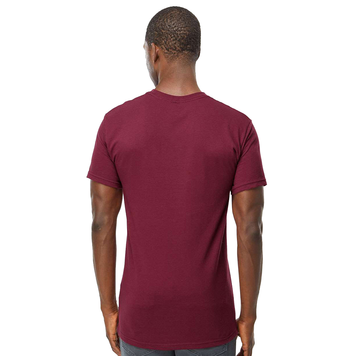M&O 4800 Gold Soft Touch T-Shirt - Maroon | Full Source